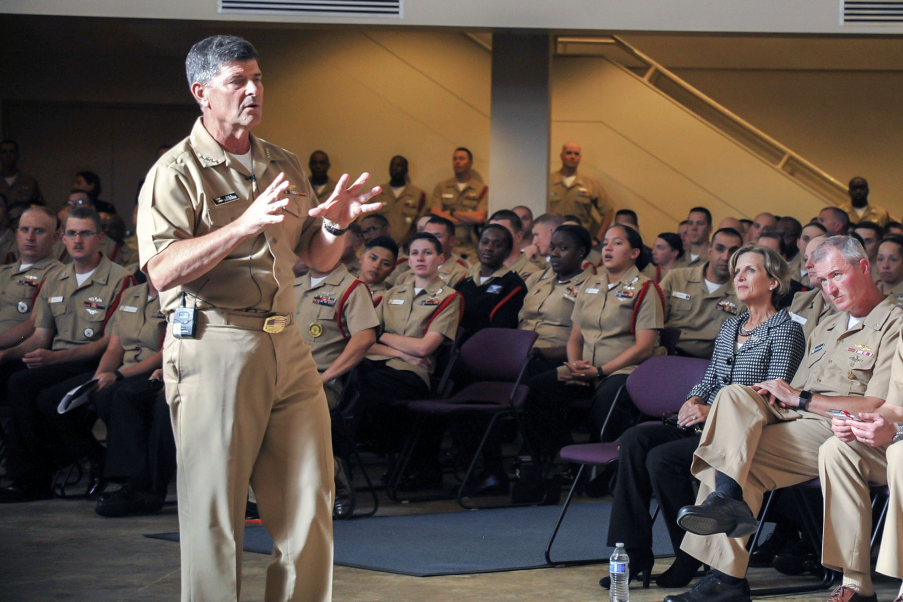 VCNO Moran Serves as Reviewing Officer at RTC > United States Navy ...