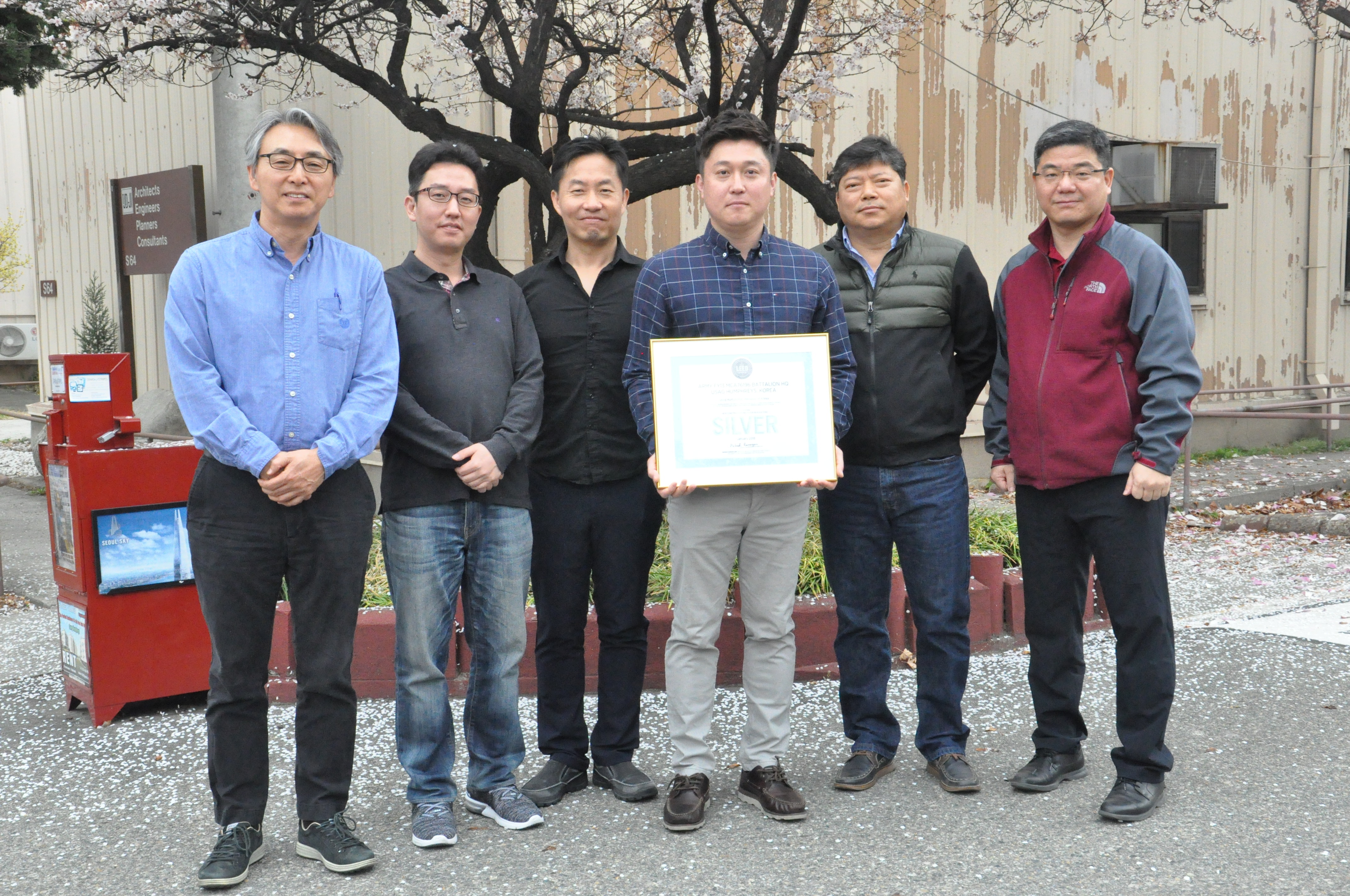 FED team with their LEED Silver Certifications