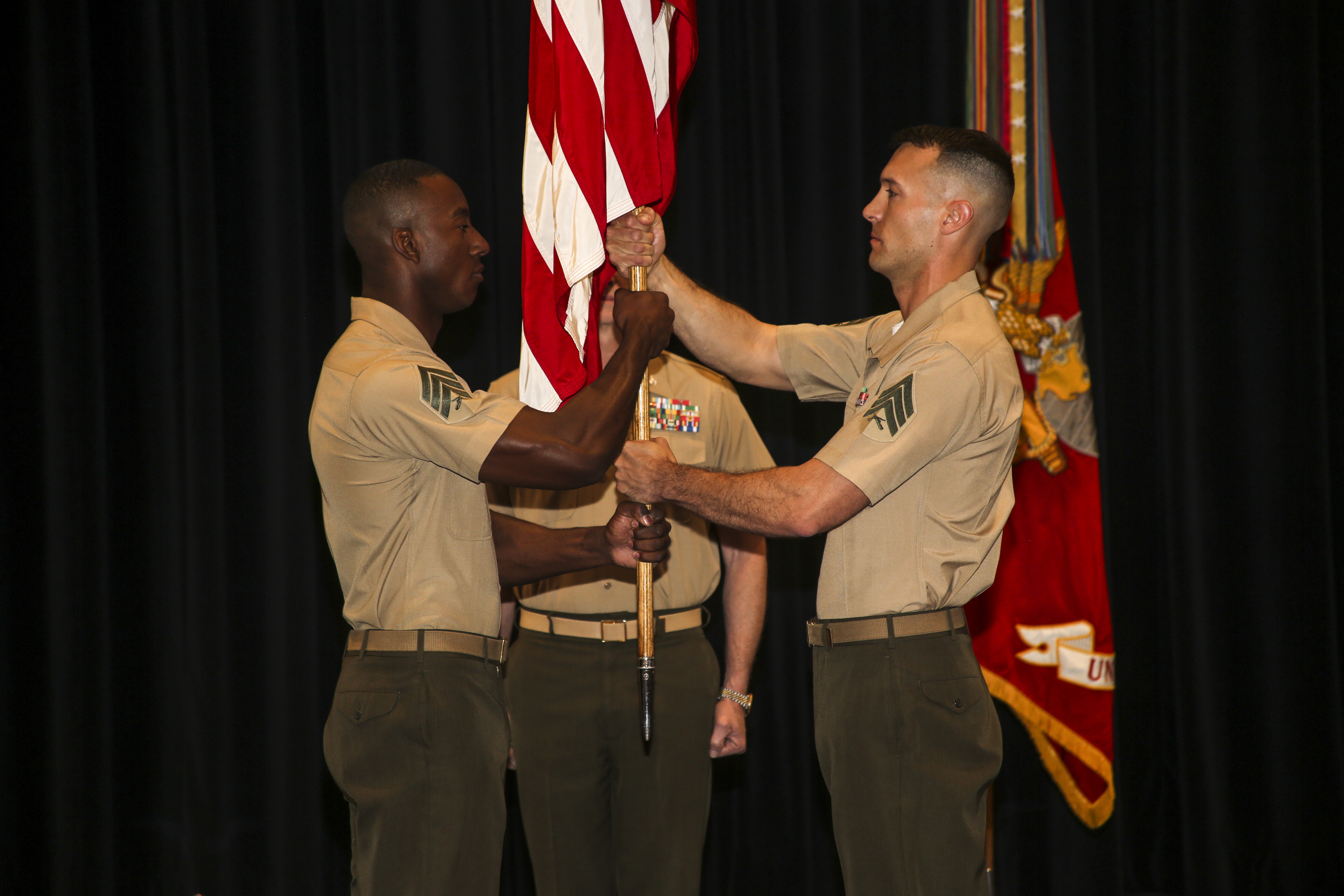 Color Sergeant of the Marine Corps relief and appointment ceremony