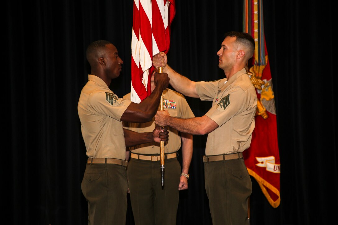 Color Sergeant of the Marine Corps relief and appointment ceremony