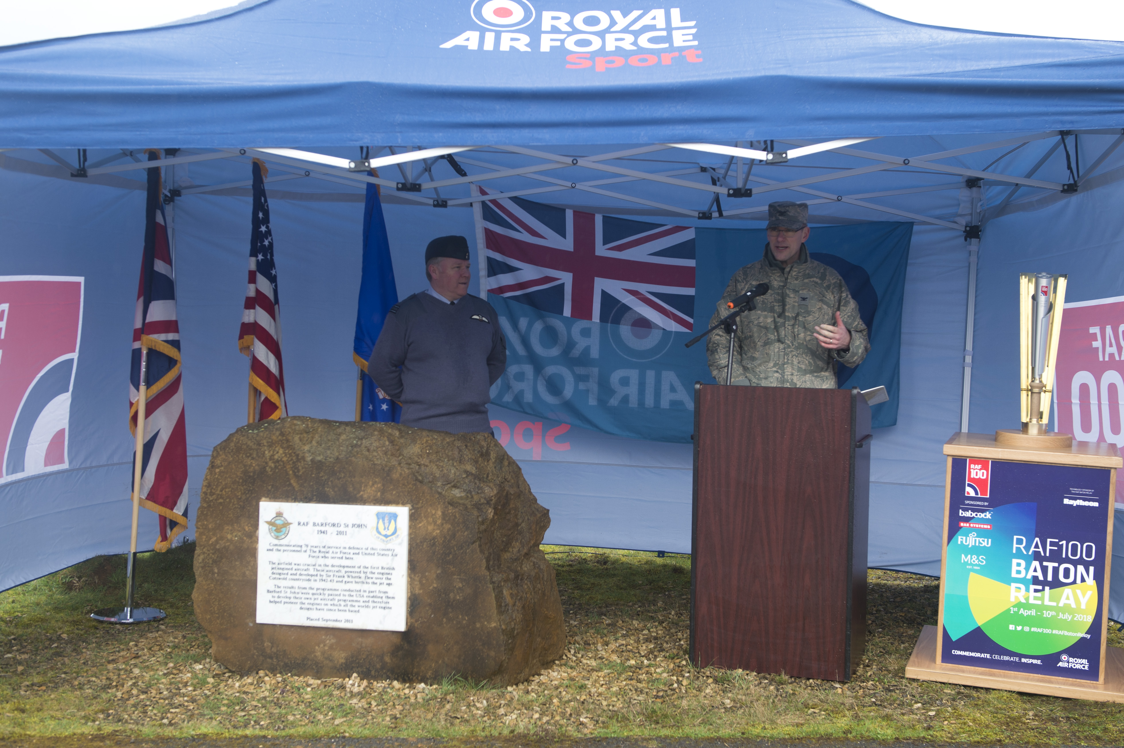 RAF 100th Anniversary Baton Relay