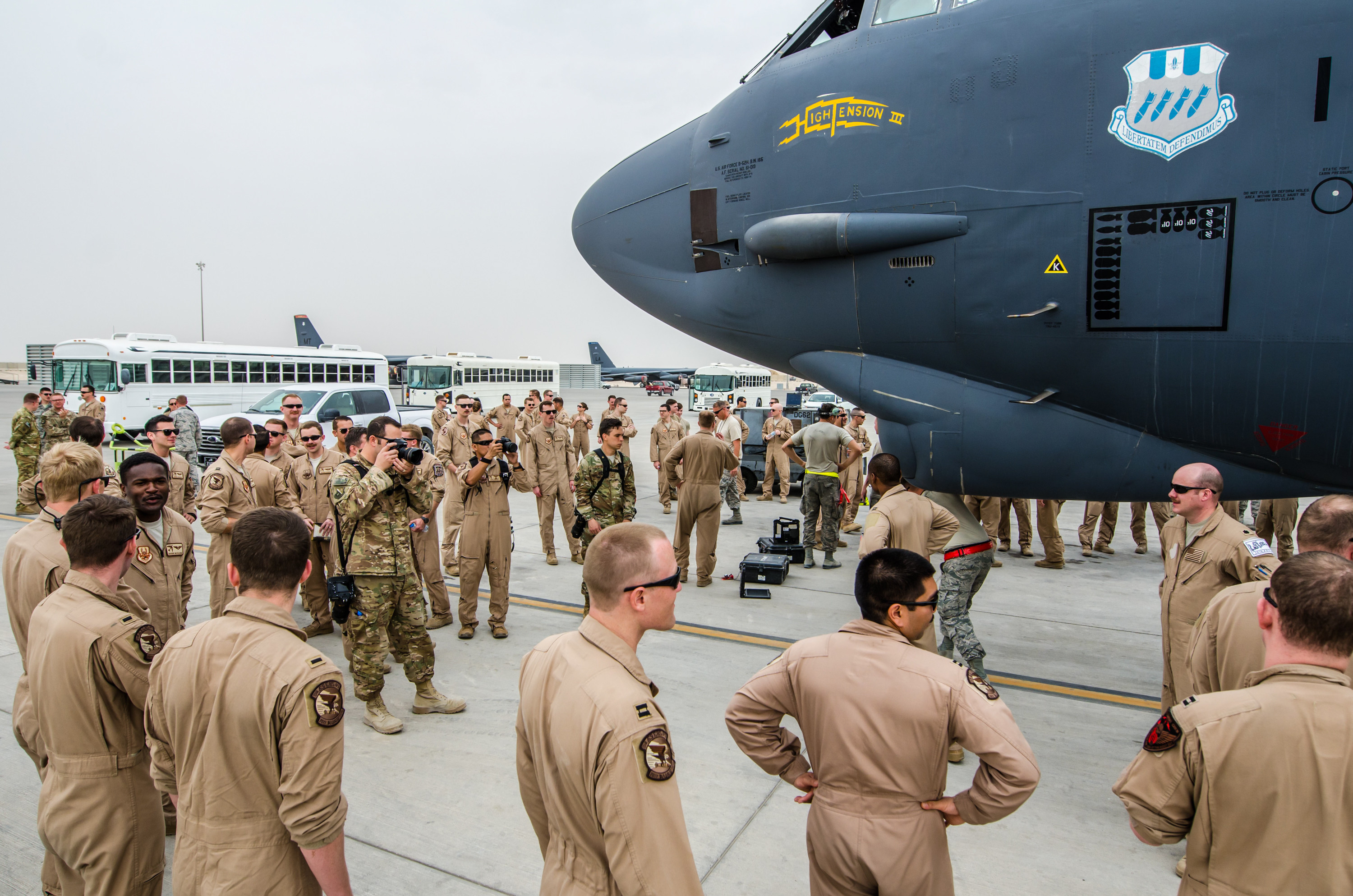 The BUFF passes bomber torch after two years pummeling ISIS, Taliban ...