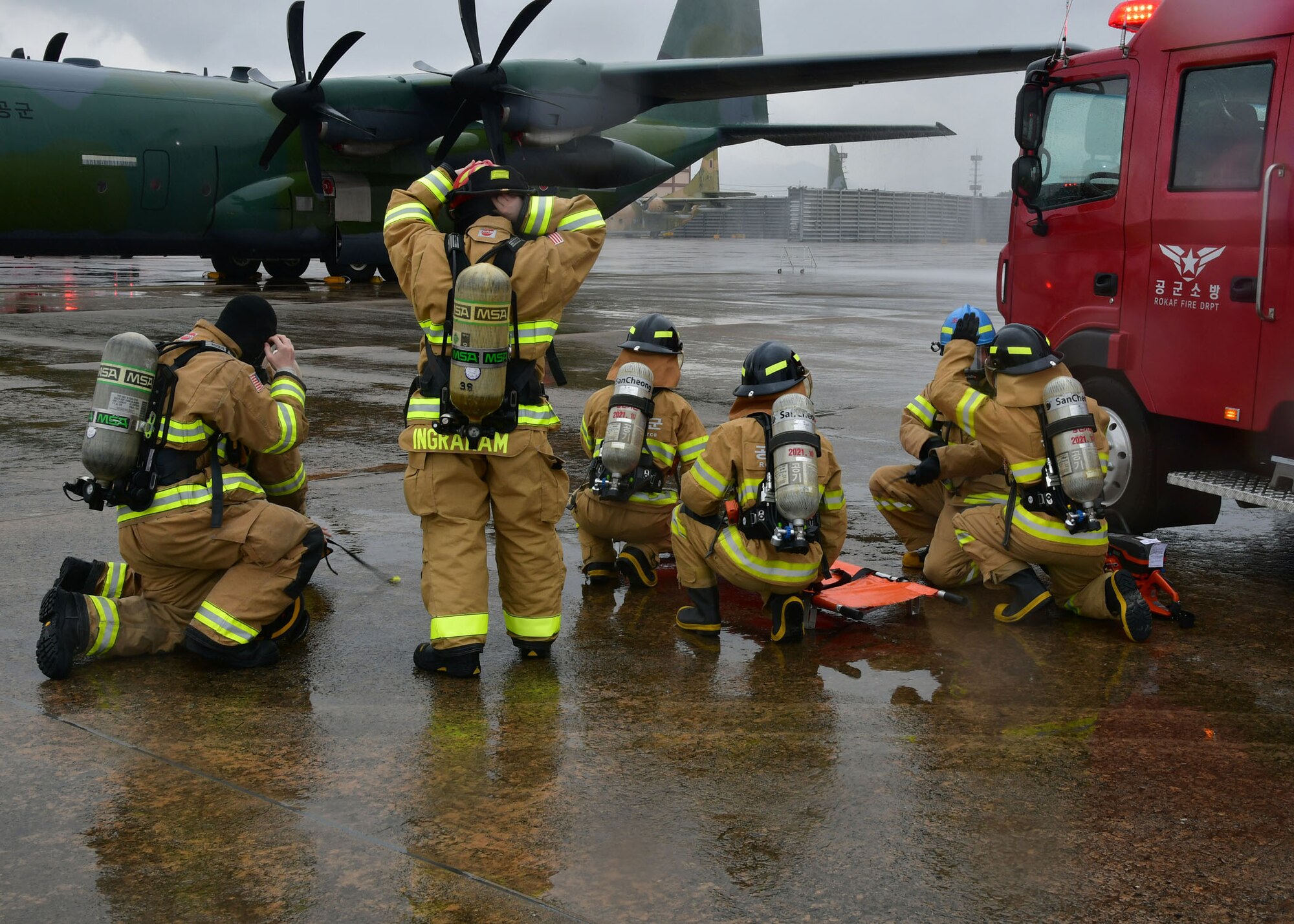 USAF and ROKAF conduct annual base recovery training > Osan Air Base ...