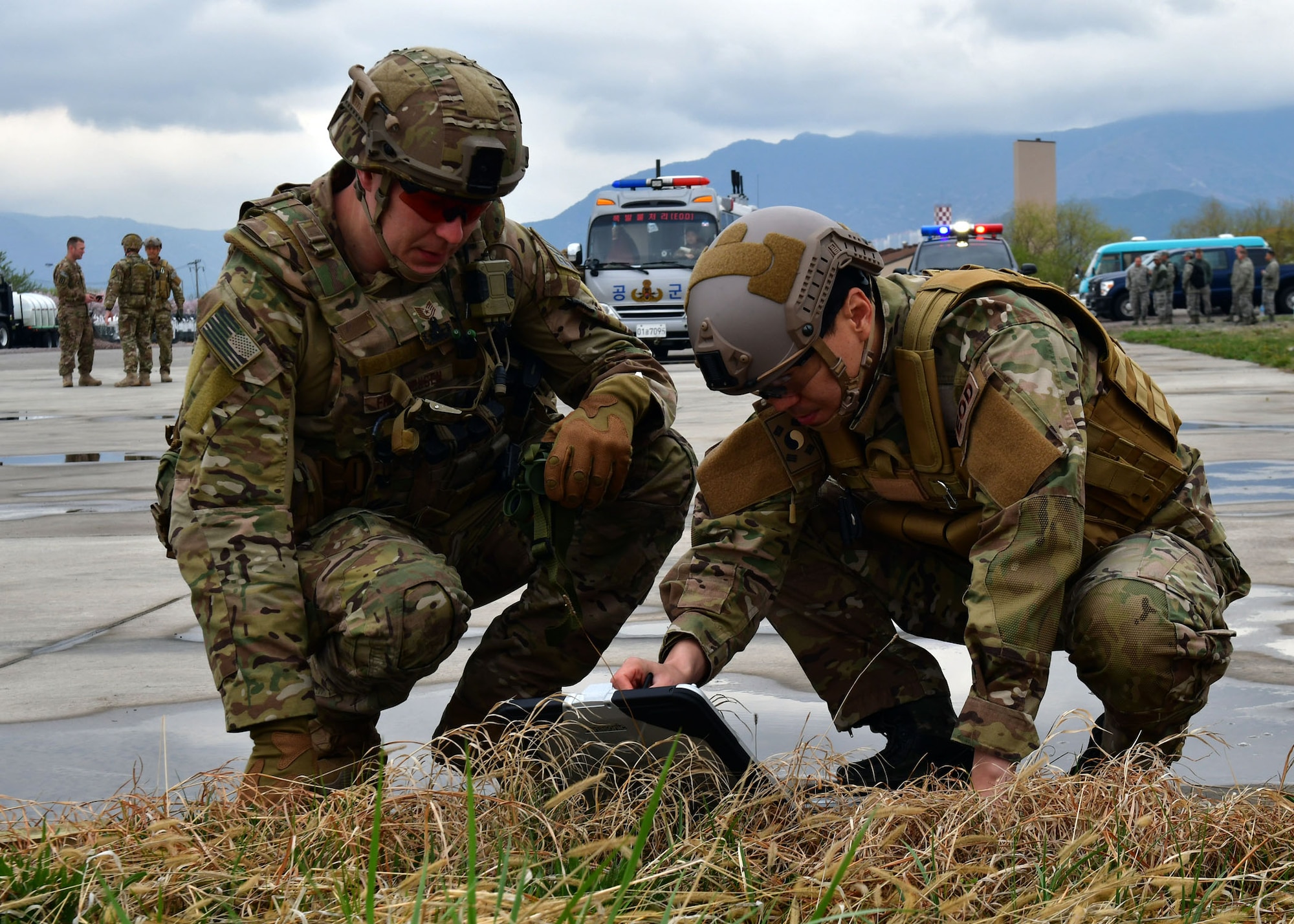 USAF and ROKAF conduct annual base recovery training > Osan Air Base ...