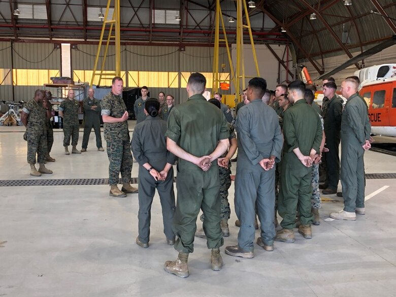 Major General Mark R. Wise Thanks MCAS Yuma Search and Rescue > Marine ...