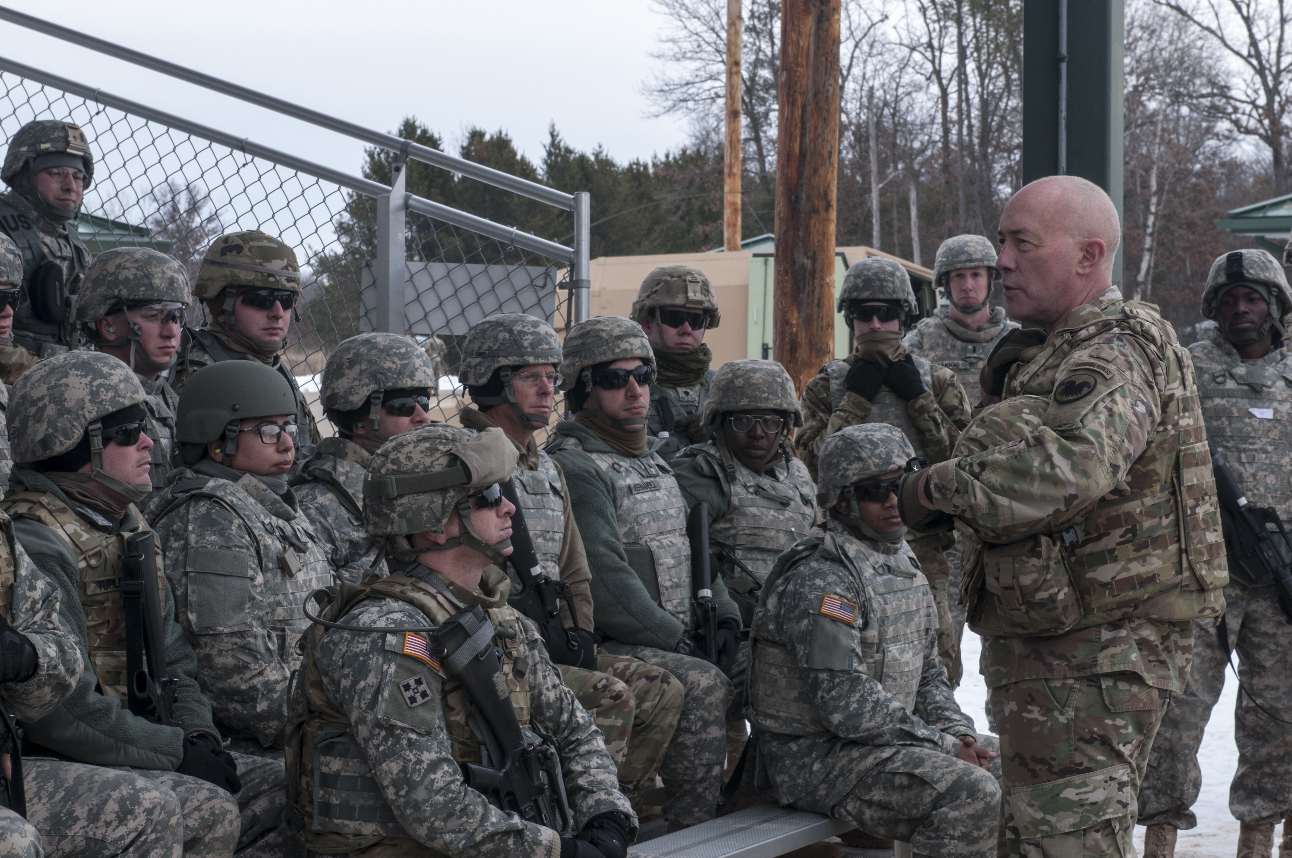 LTG Luckey participates in Fort McCoy training