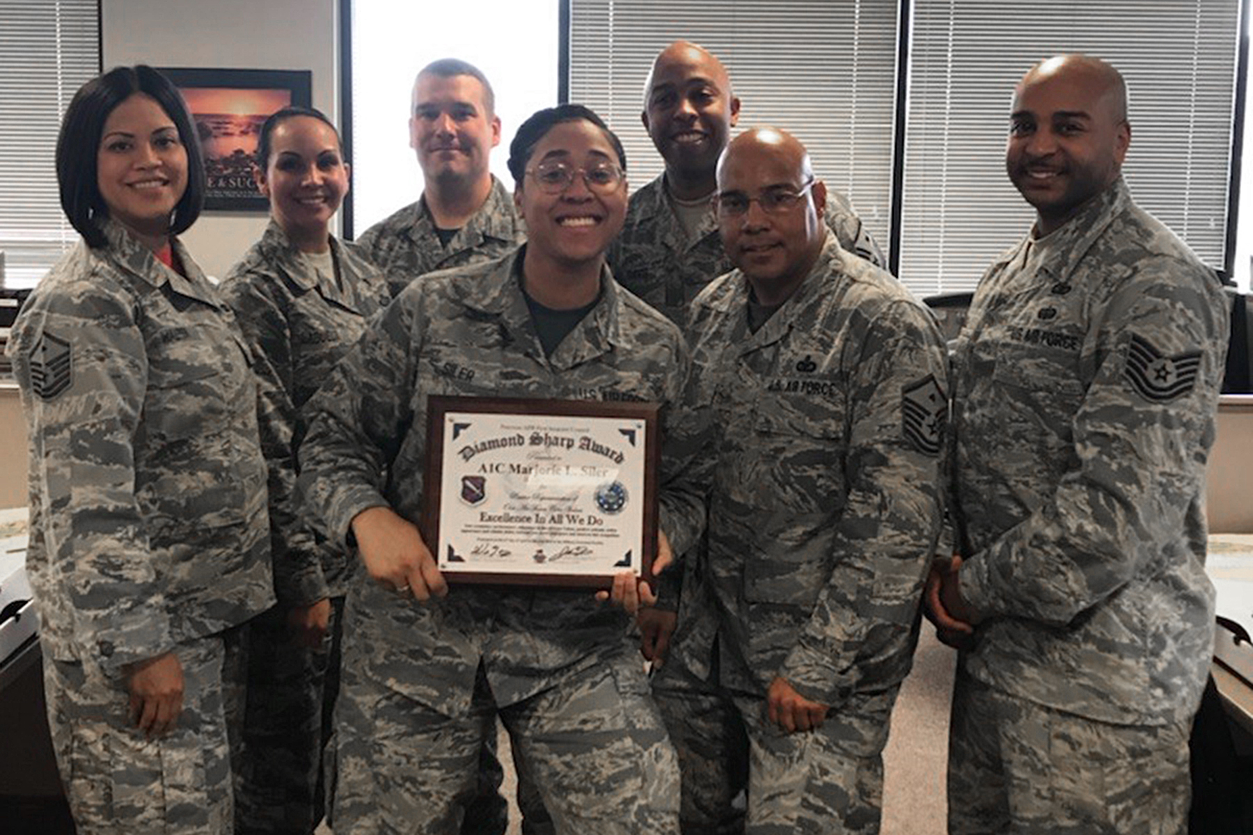 Diamond Sharp Award > Peterson and Schriever Space Force Base > Display