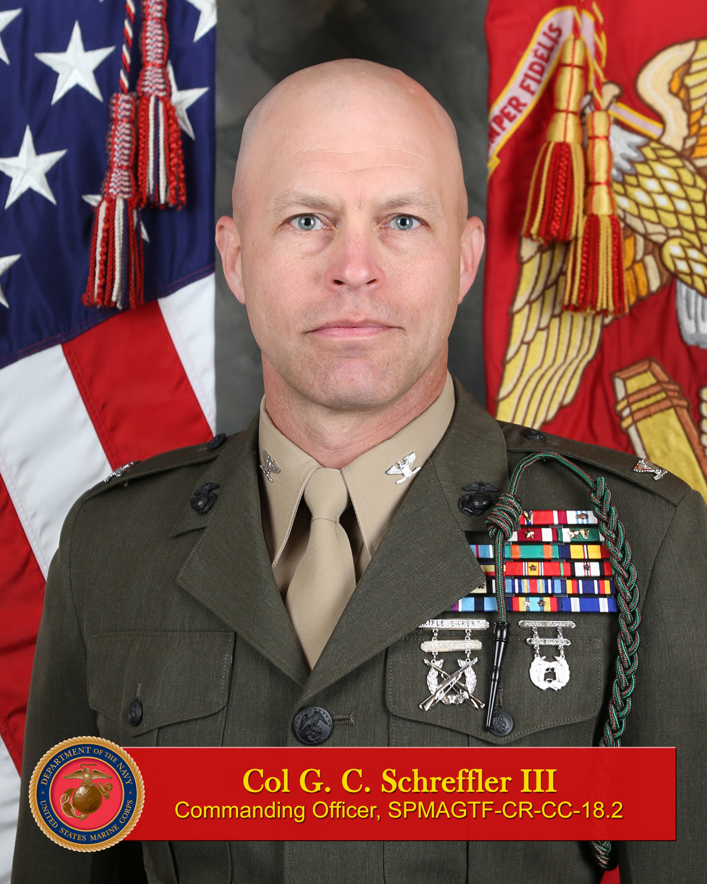 Col. George C. Schreffler III > 1st Marine Division > Leaders
