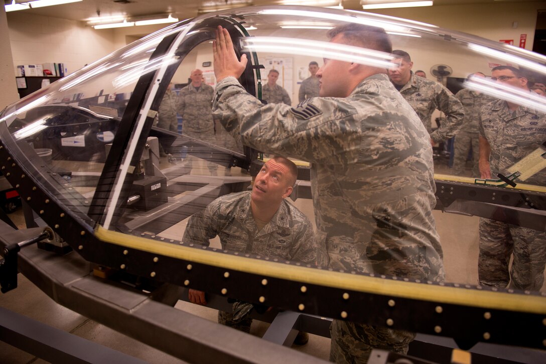 Luke Egress Airmen reduce F-35 canopy shaped charge replacement time by ...