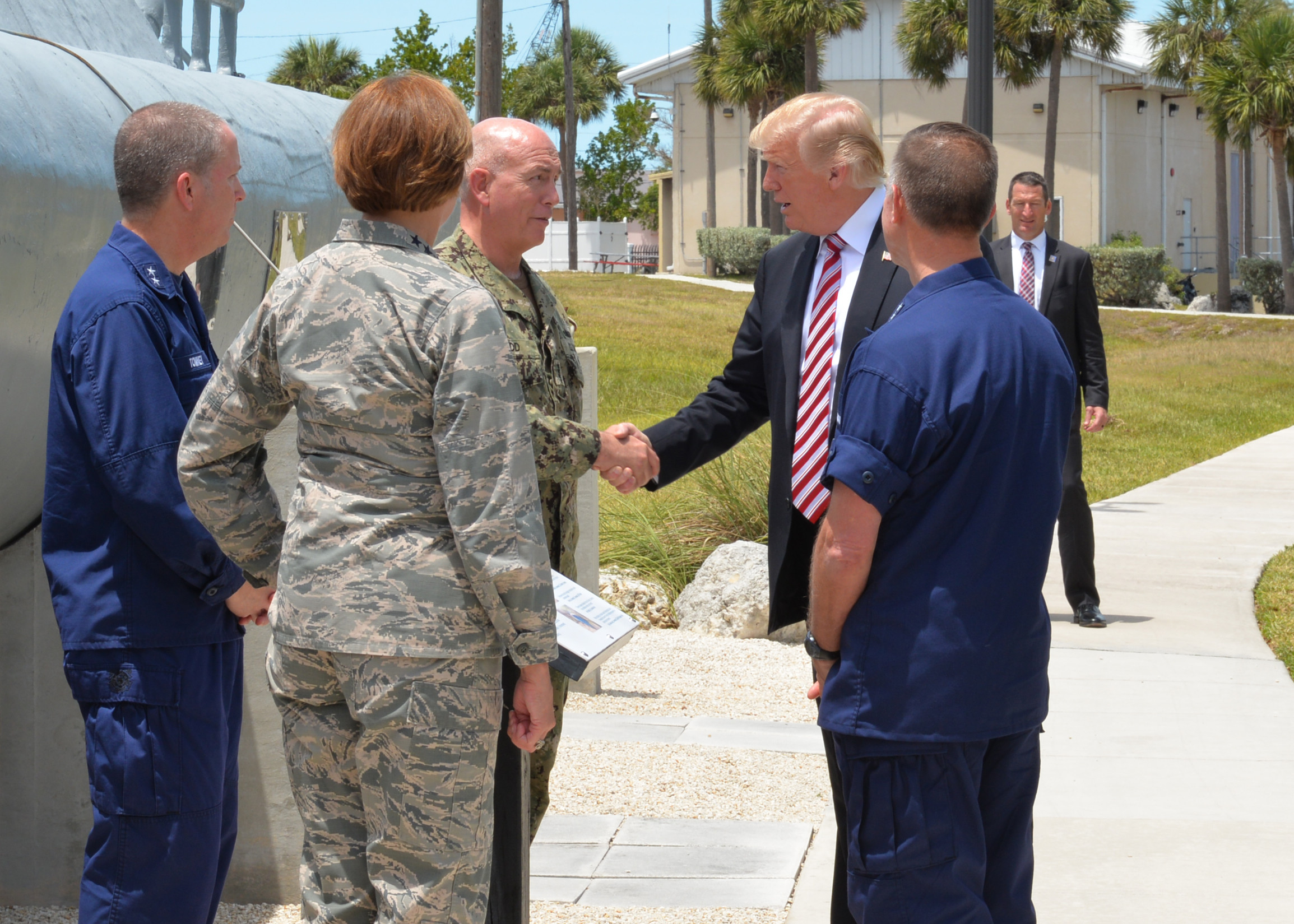President Trump visits Joint Interagency Task Force-South
