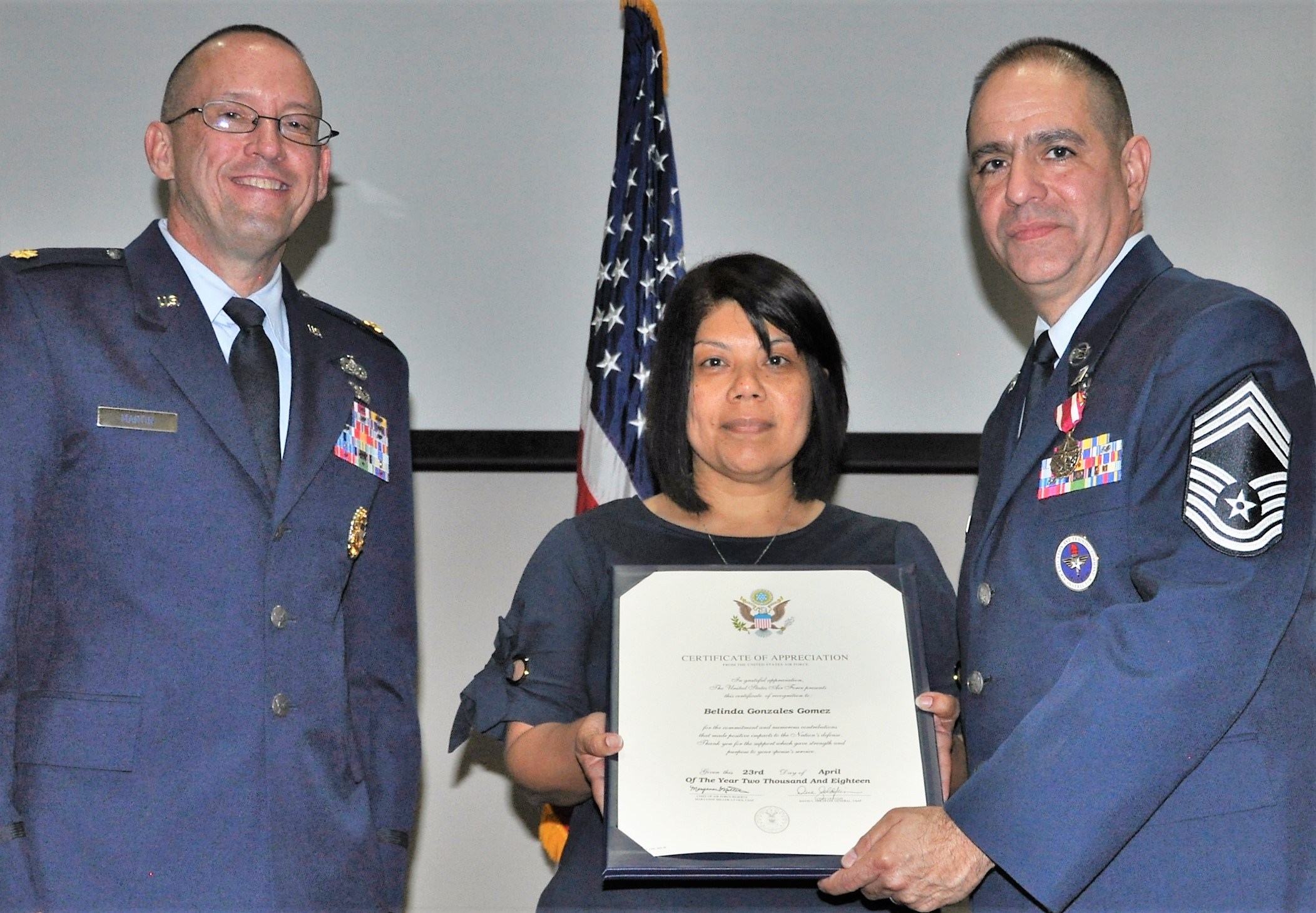 Military, SA communities honor 433rd CMSgt for 10,633 days in uniform