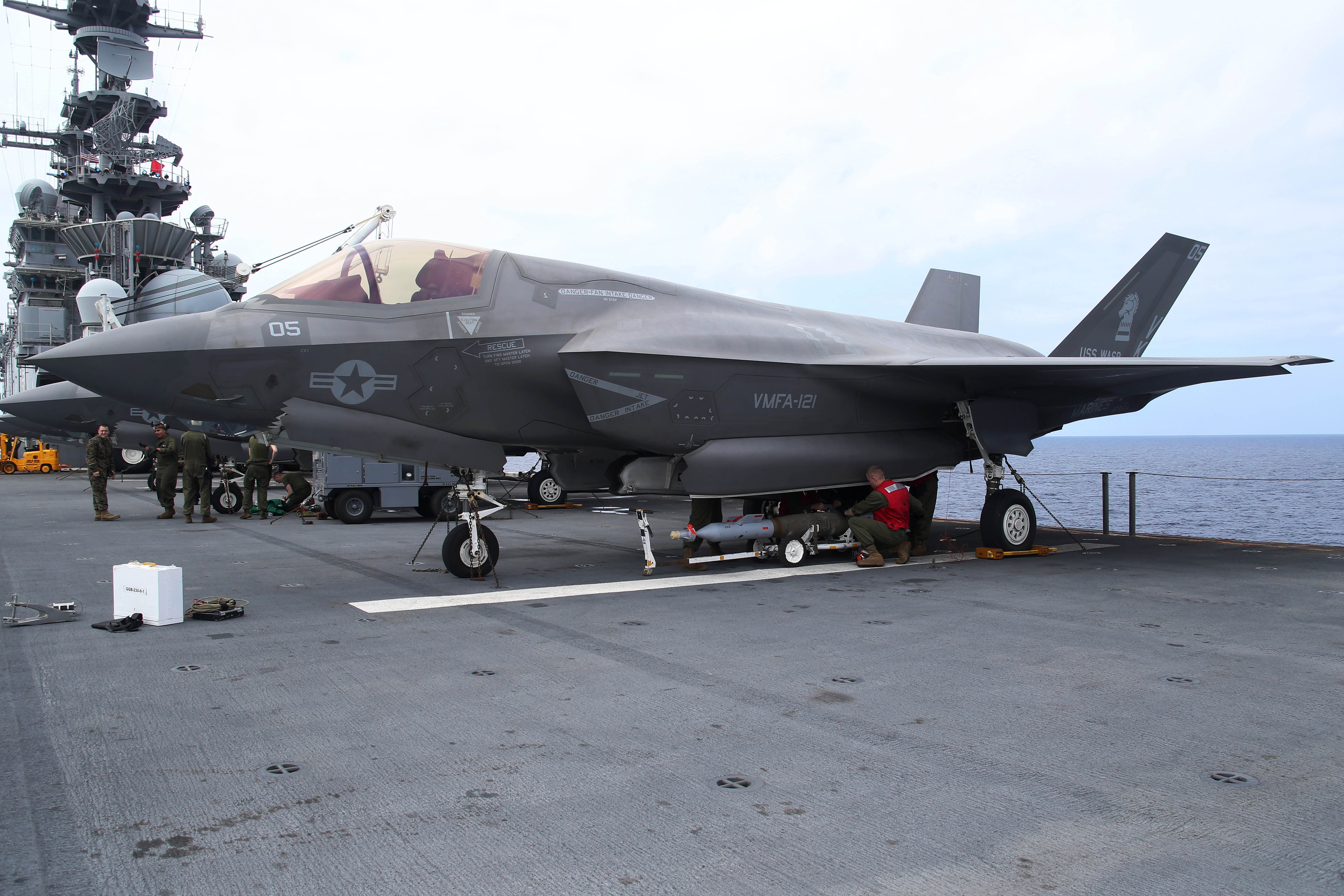 Loading Paveway Bomb