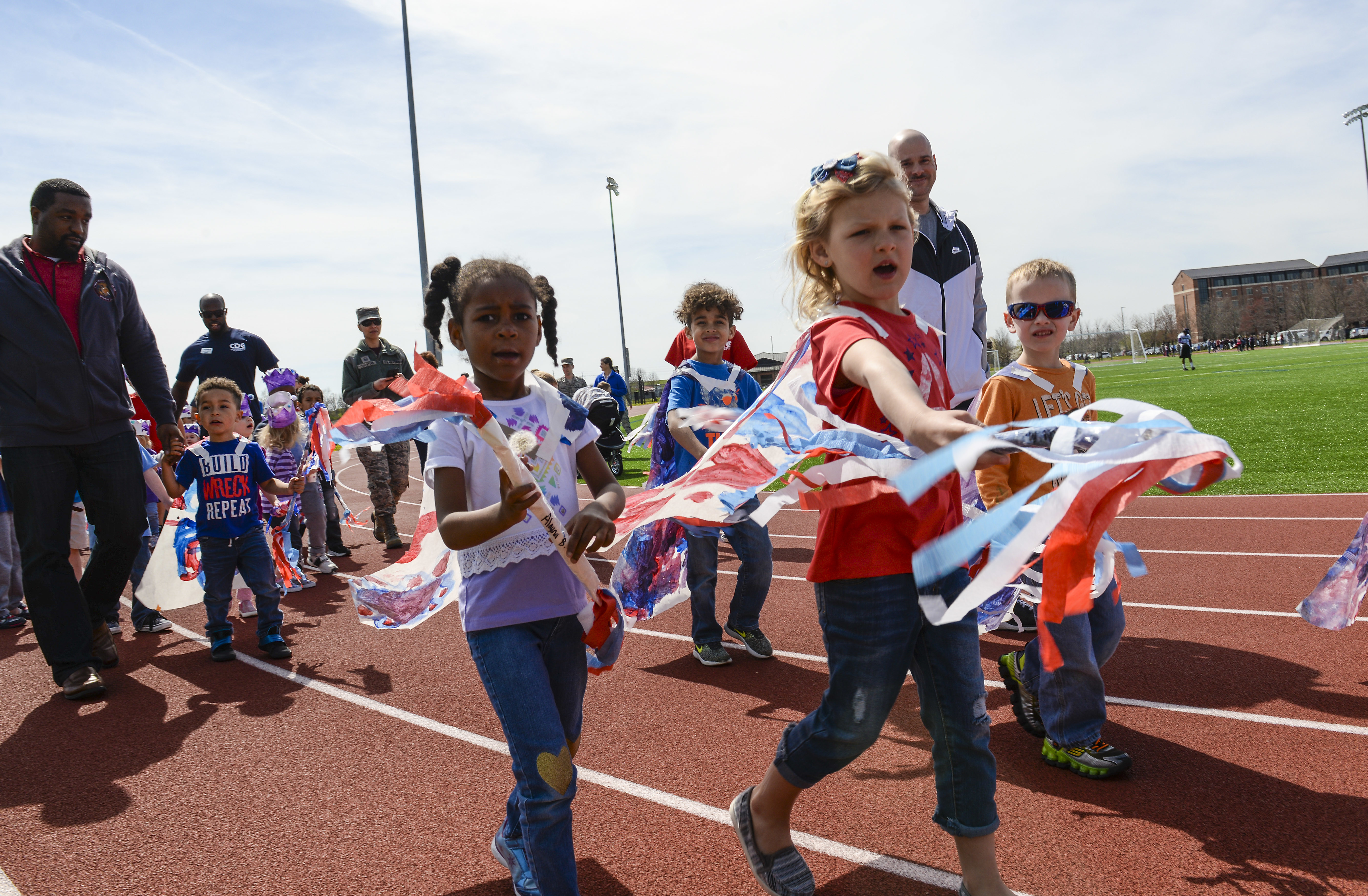Scott CDC Holds Purple Up Parade > Scott Air Force Base > Article Display