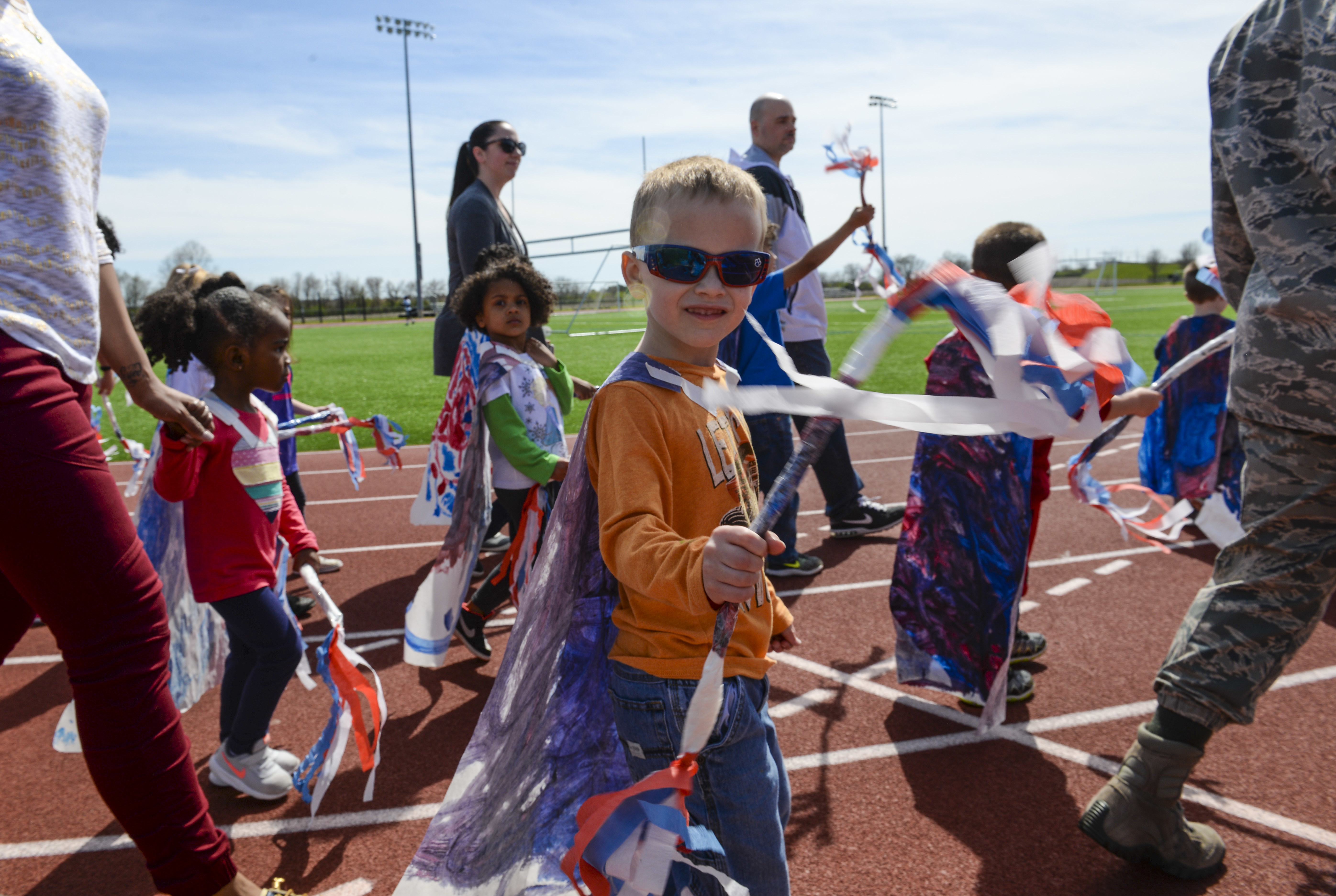 Scott CDC Holds Purple Up Parade > Scott Air Force Base > Article Display