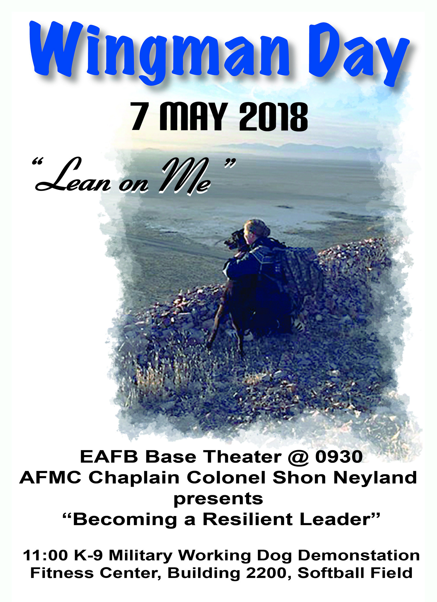 May 7 Wingman Day events > Edwards Air Force Base > News