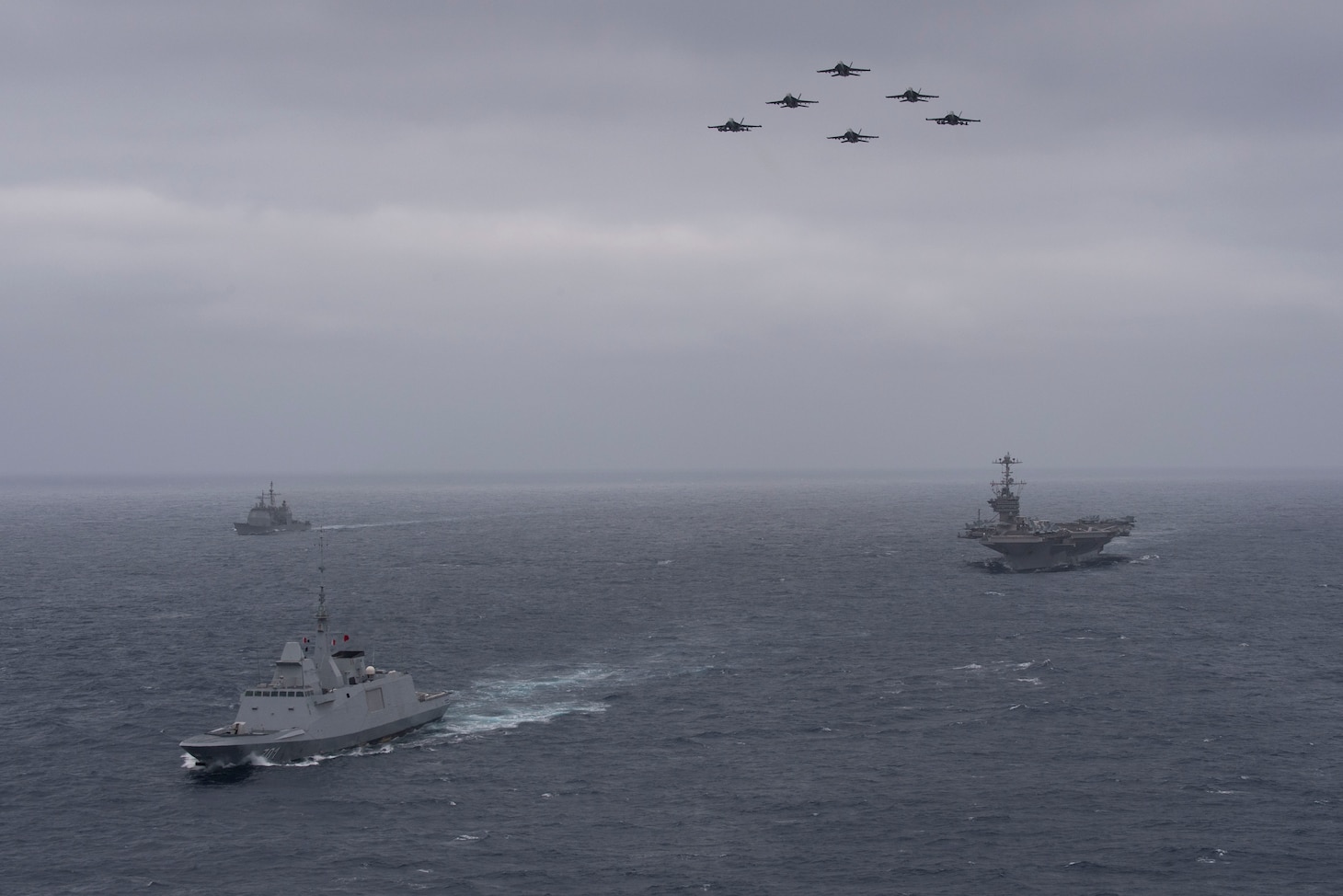 U.S. Naval Forces Europe-Africa and Moroccan Visitors Embark Truman ...