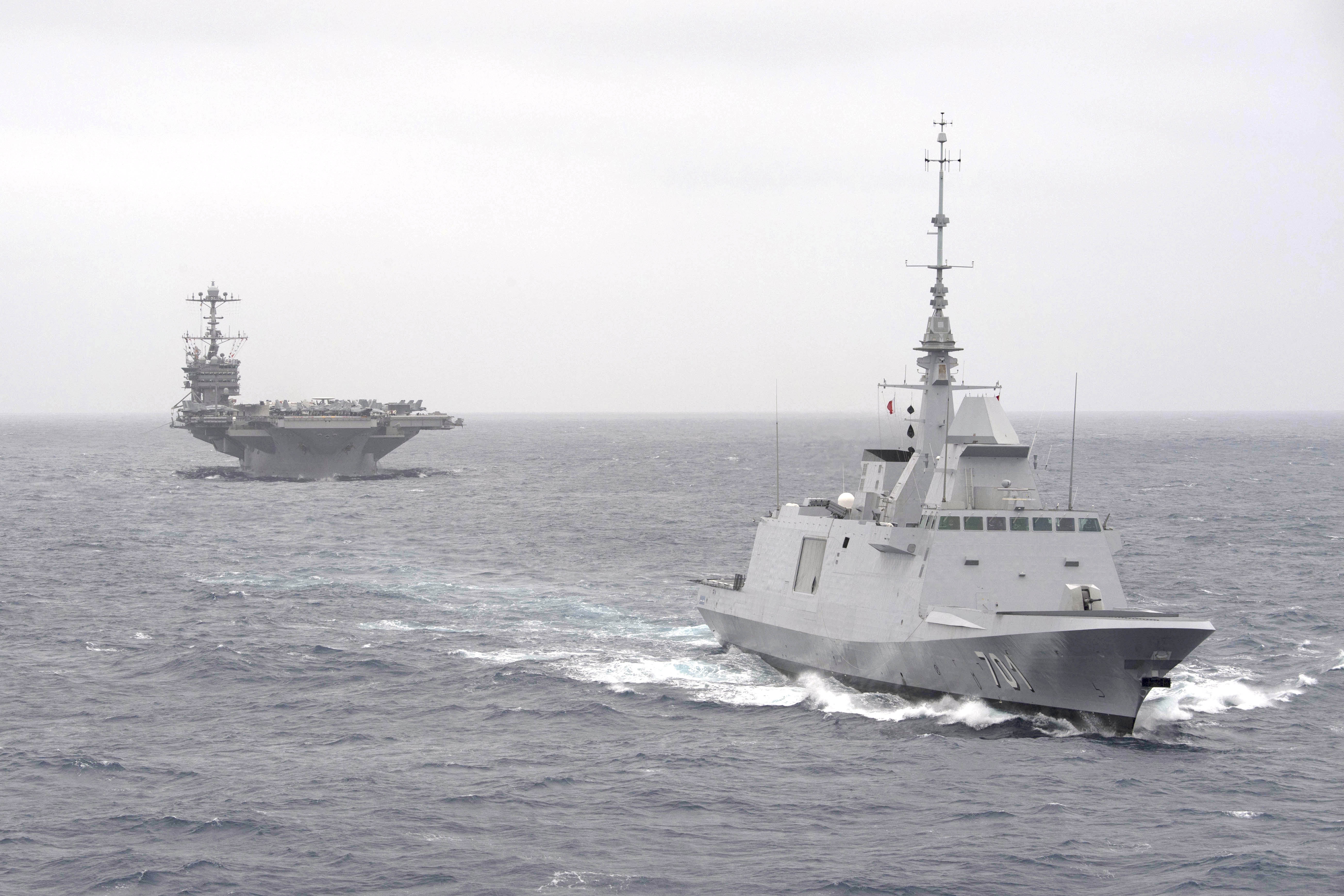 U.S. Naval Forces Europe-Africa and Moroccan Visitors Embark Truman ...