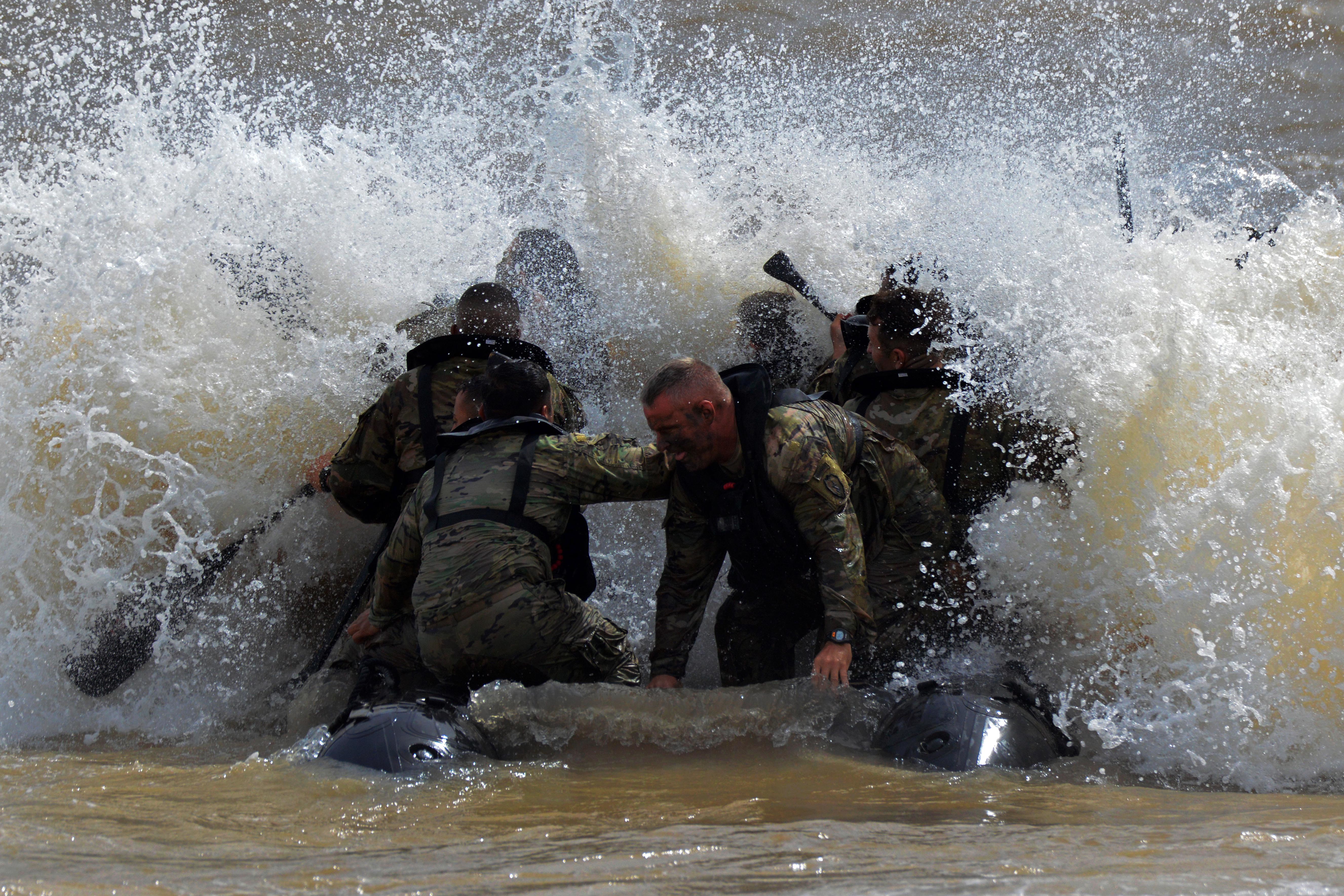 Splashing Soldiers