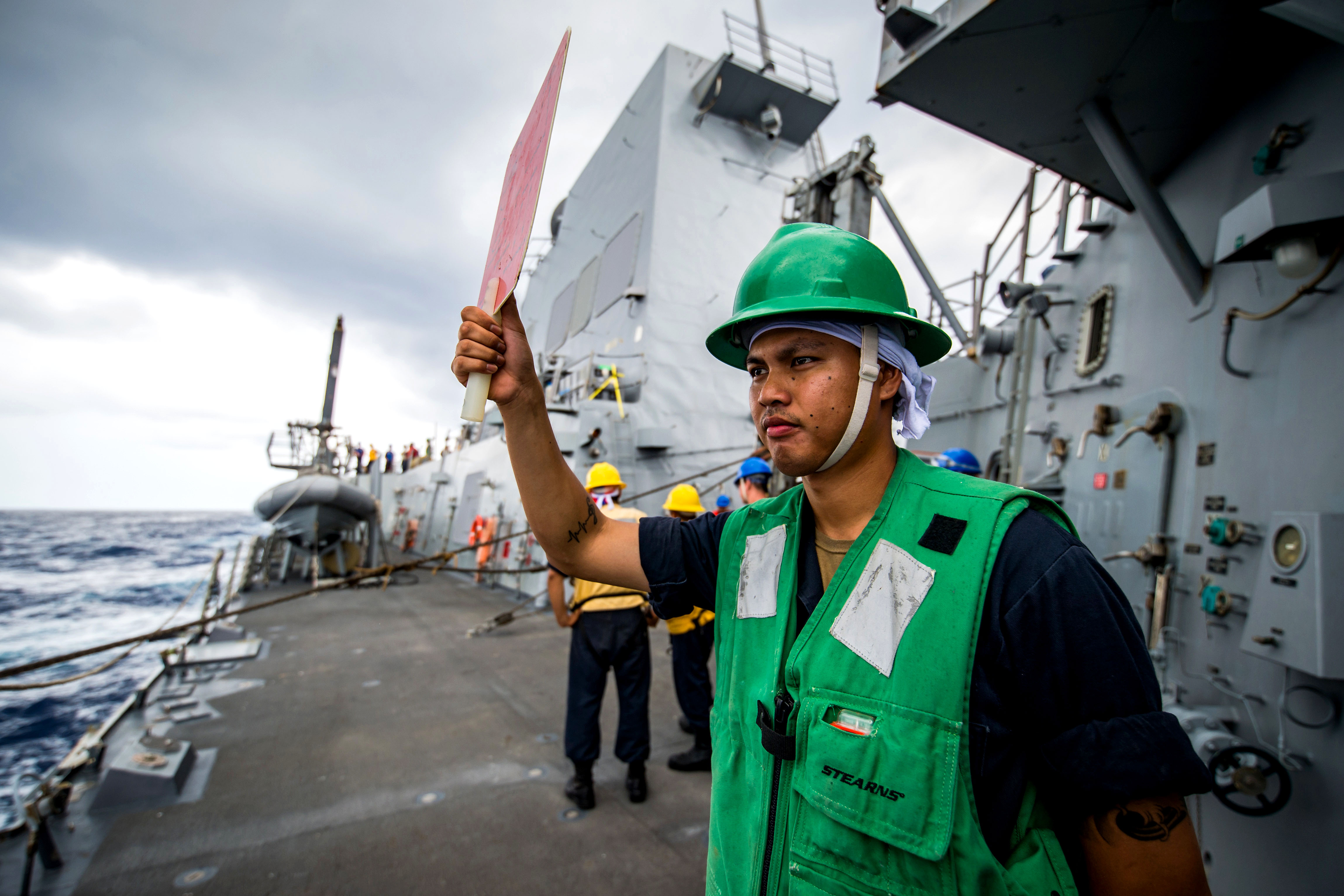 Signaling Sailor | U.S. Department of War