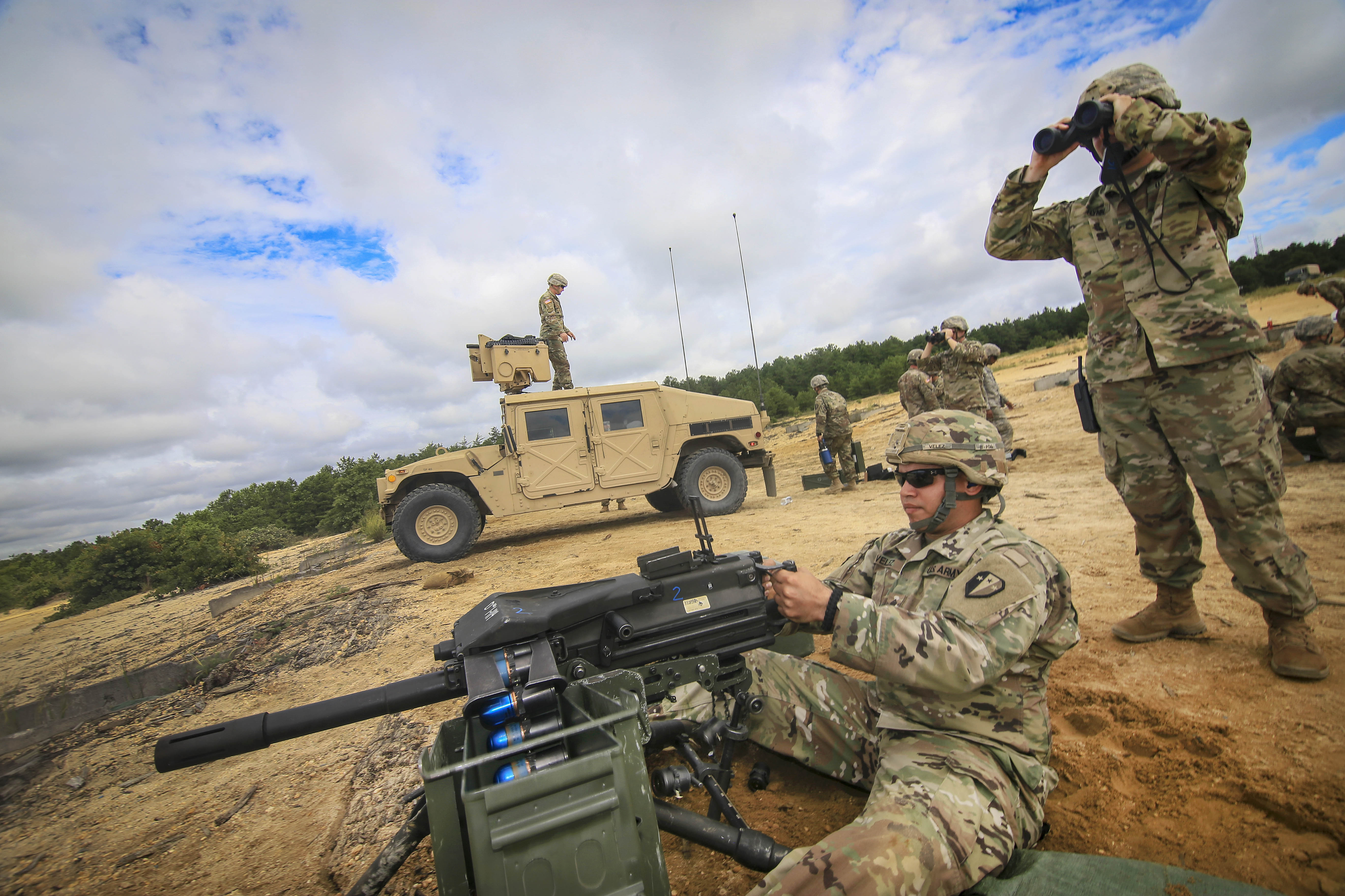 Firing A Grenade Launcher