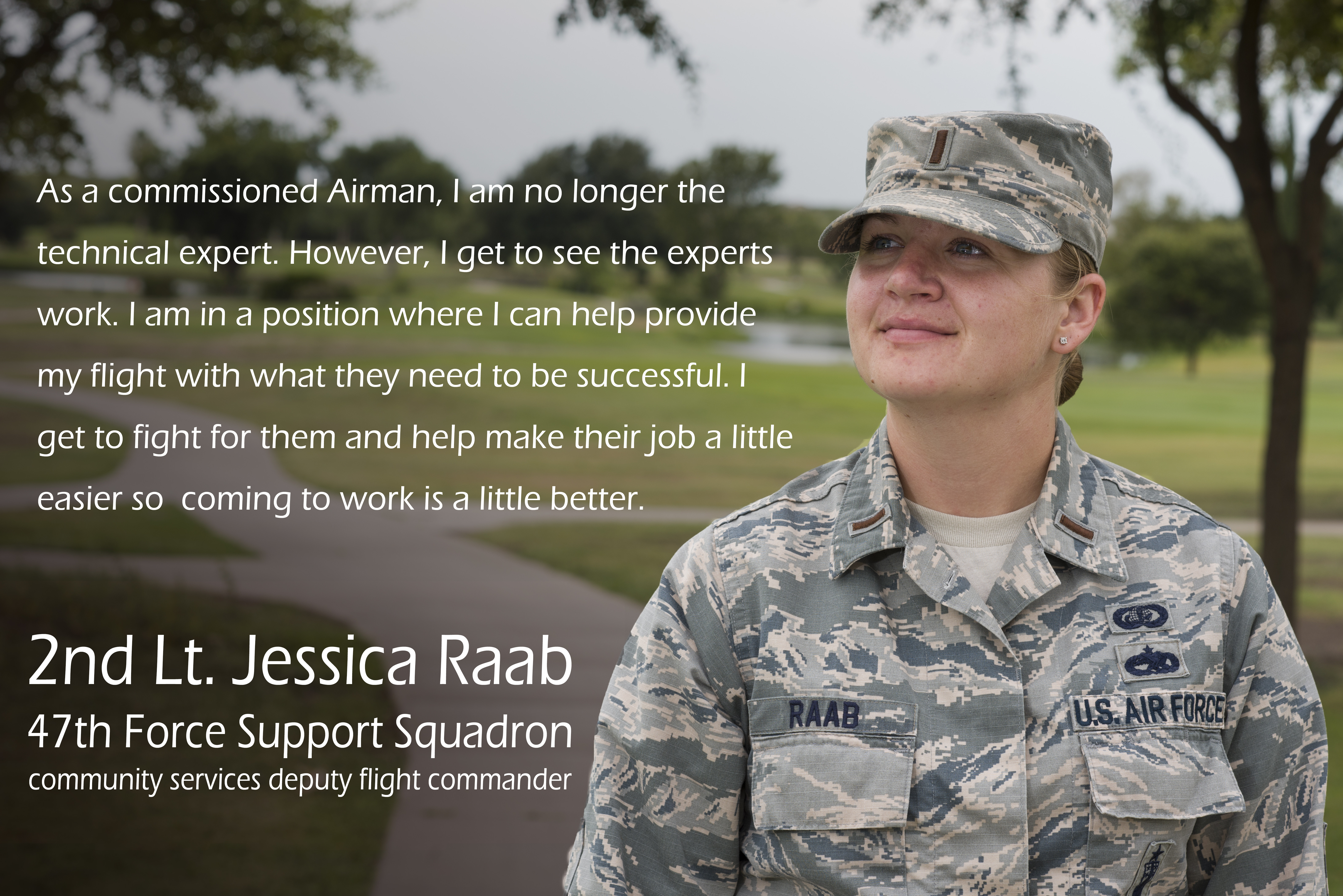 Airman’s Spotlight: 2nd Lt. Jessica Raab > Laughlin Air Force Base ...