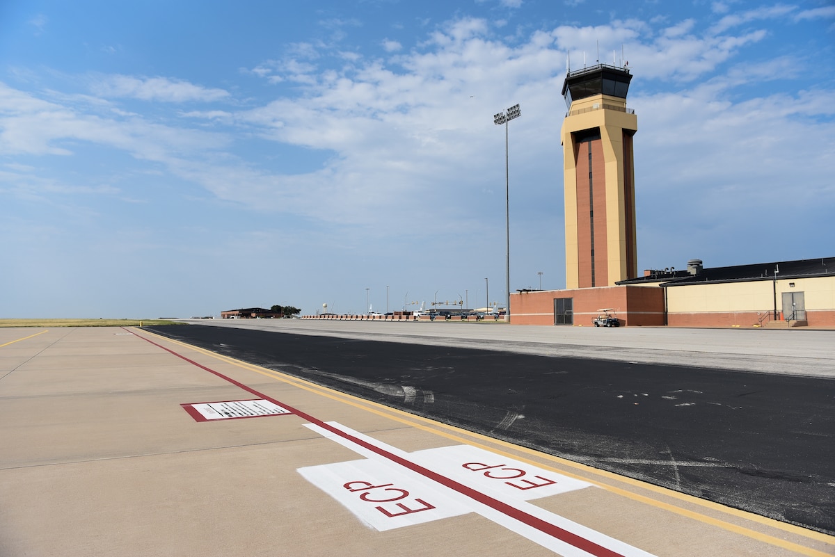 Red line marks new restricted area at transient aircraft ramps ...