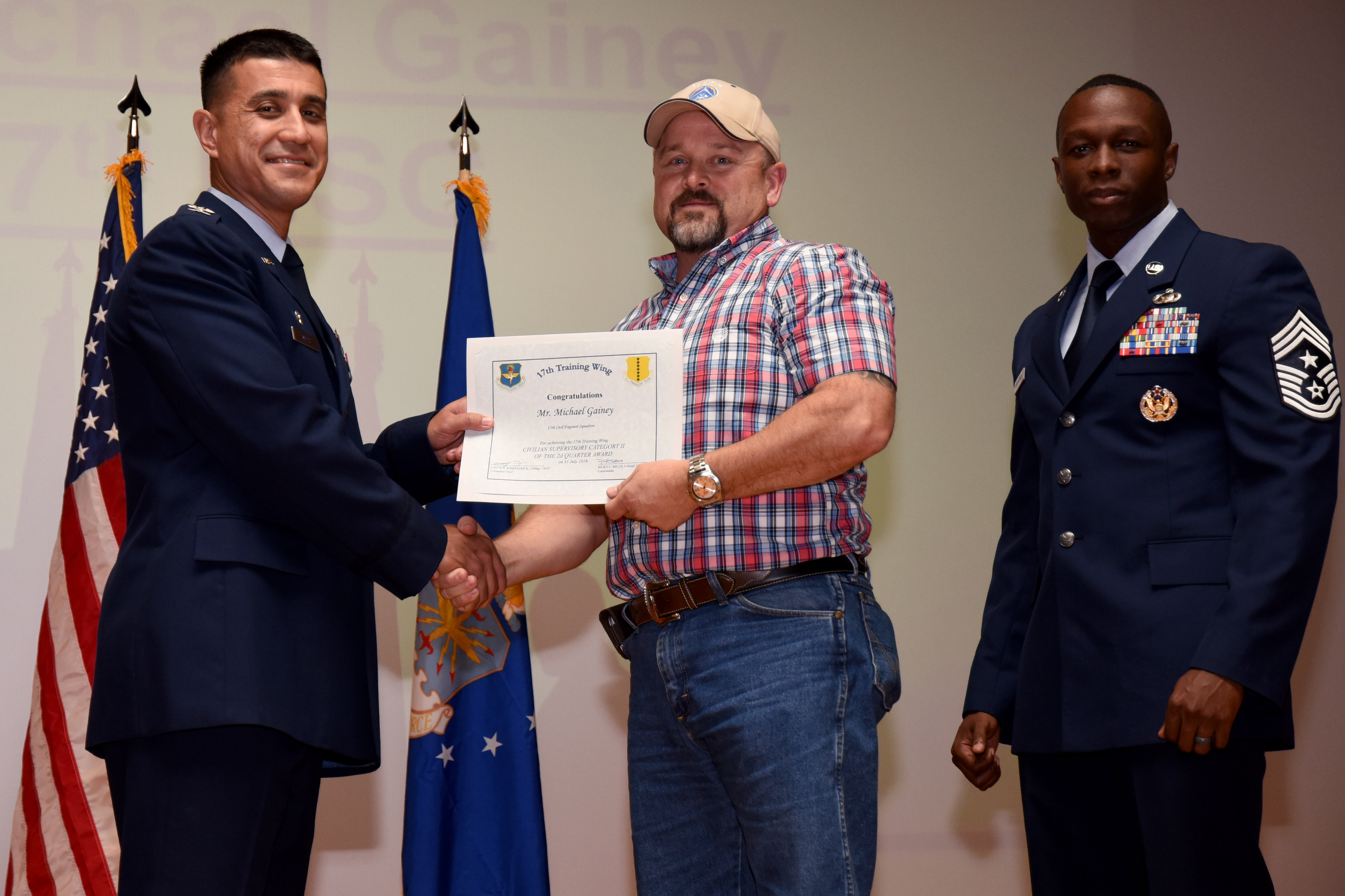 Goodfellow recognizes quarterly award winners > Goodfellow Air Force ...