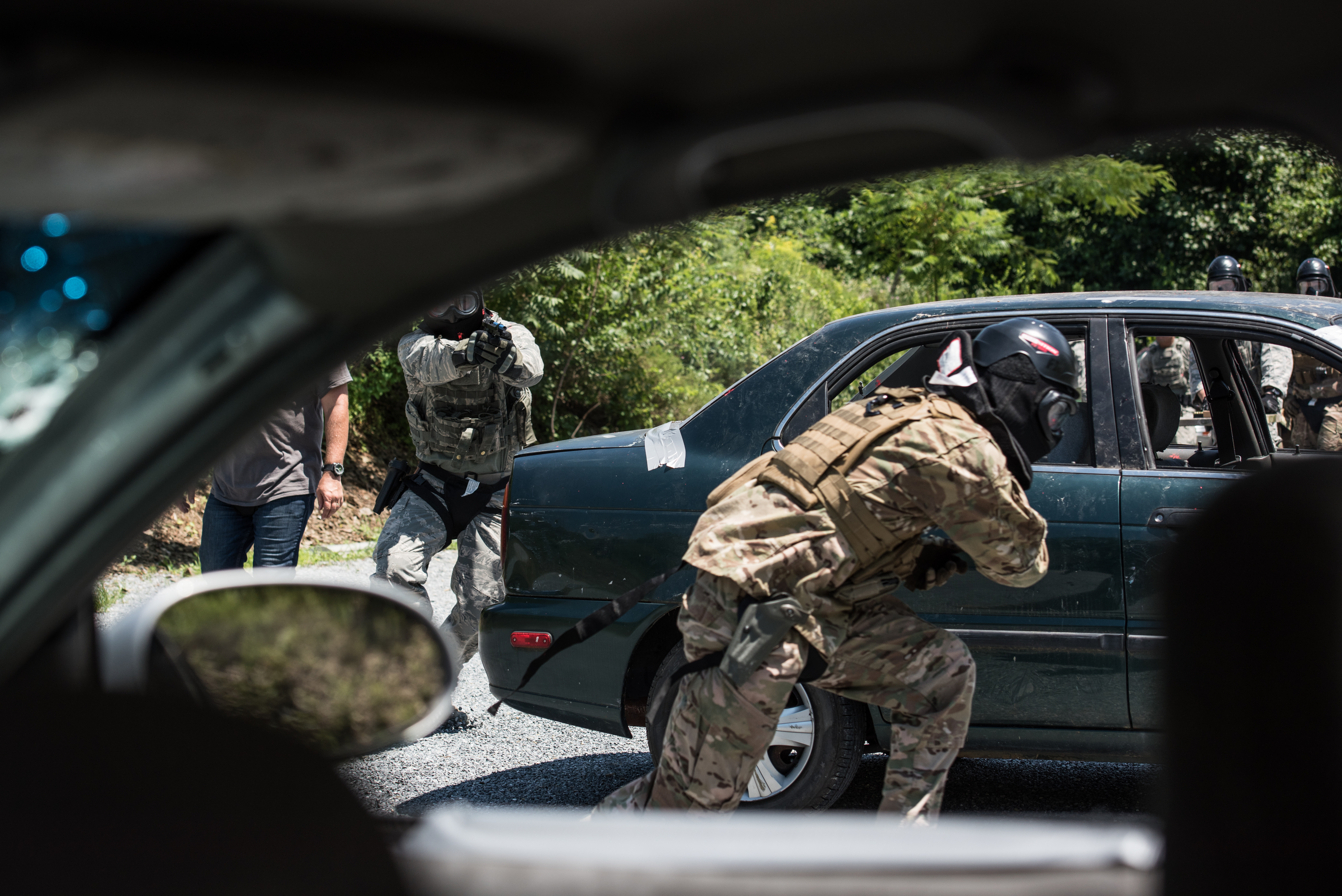 Security forces conduct armed vehicle defense training > 193rd Special ...