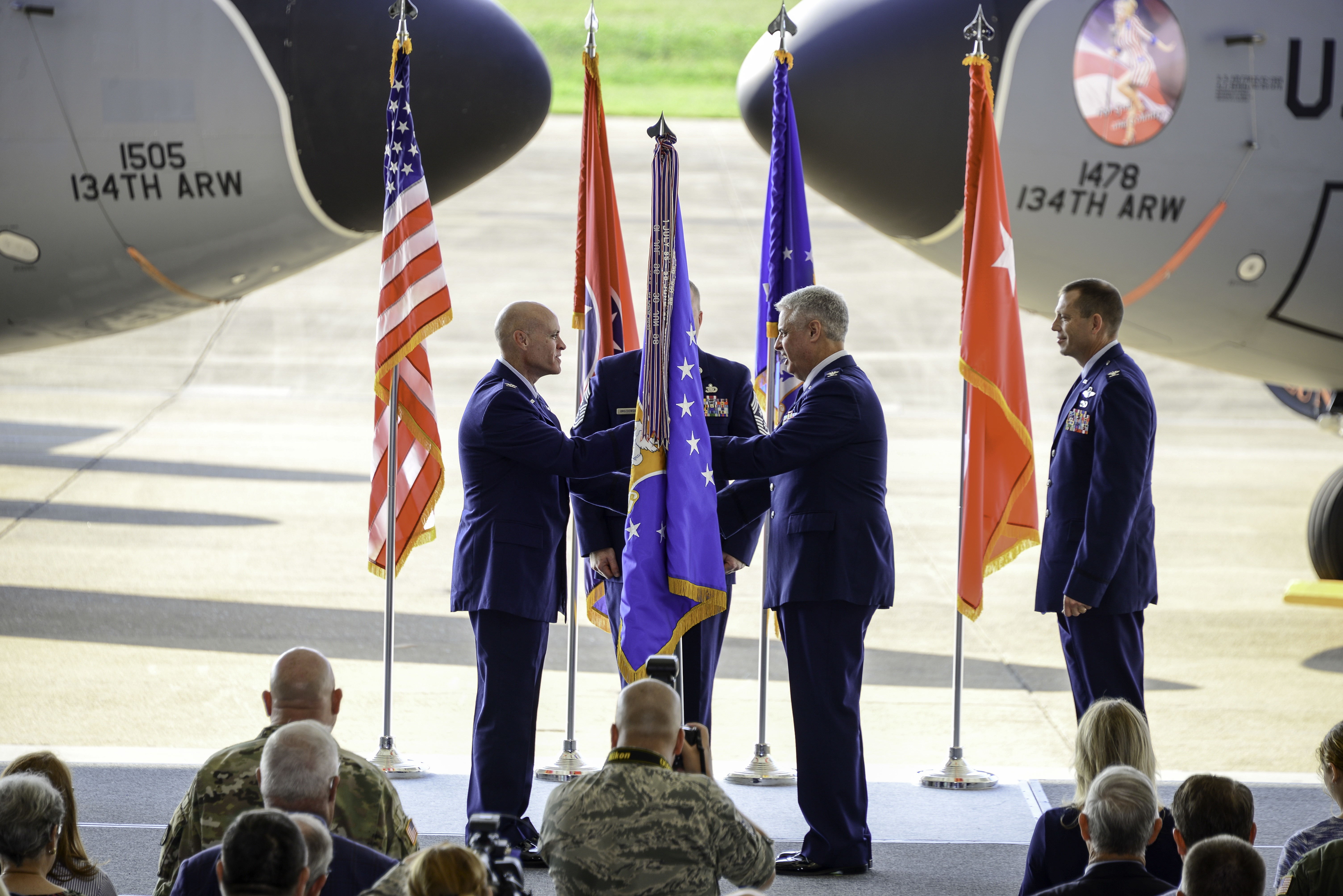 Hartley assumes command of 134th Air Refueling Wing > 134th Air ...