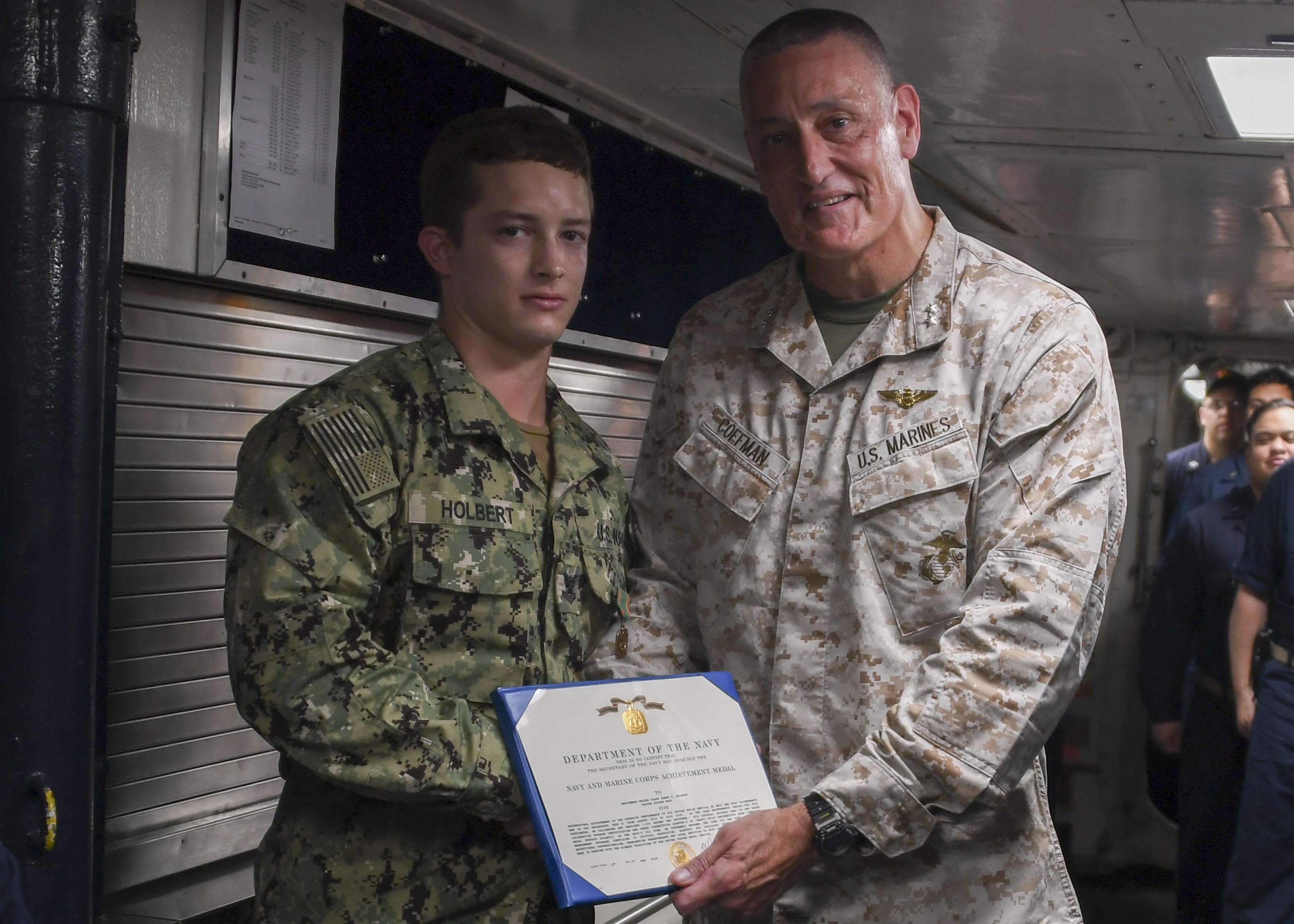 N95 Holds All-Hands Call on USS Devastator > U.S. Naval Forces Central ...