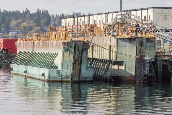 Historic shipyard caissons on sale in disposal effort > Naval Sea ...