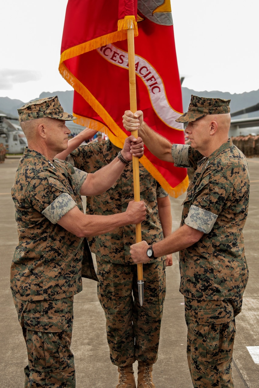 U.S. Marine Corps Forces, Pacific, Change of Command; Lt. Gen. Berger Relinquishes Command to Lt ...
