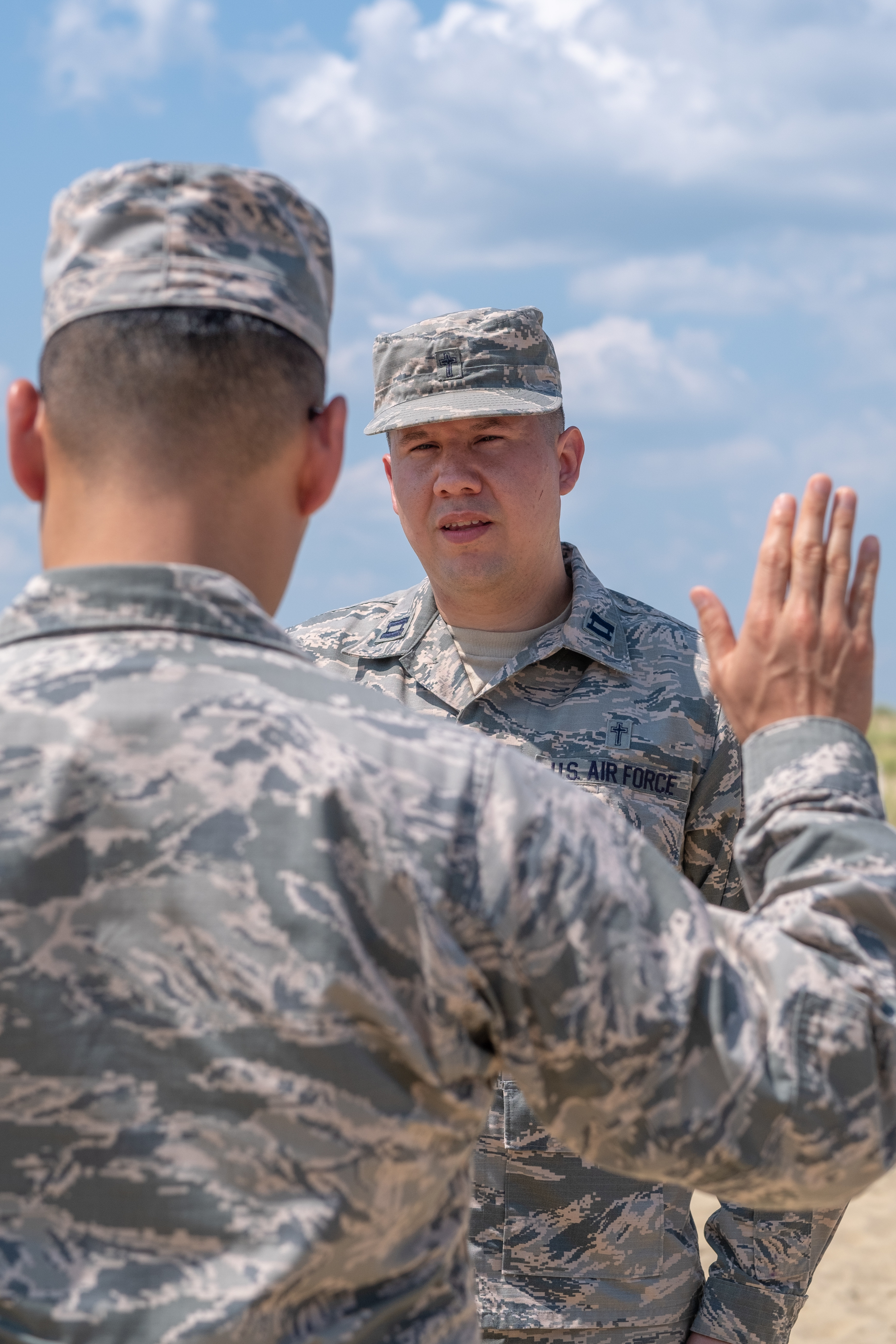 Chaplain Fuentes Promoted to Captain > 514th Air Mobility Wing > Display