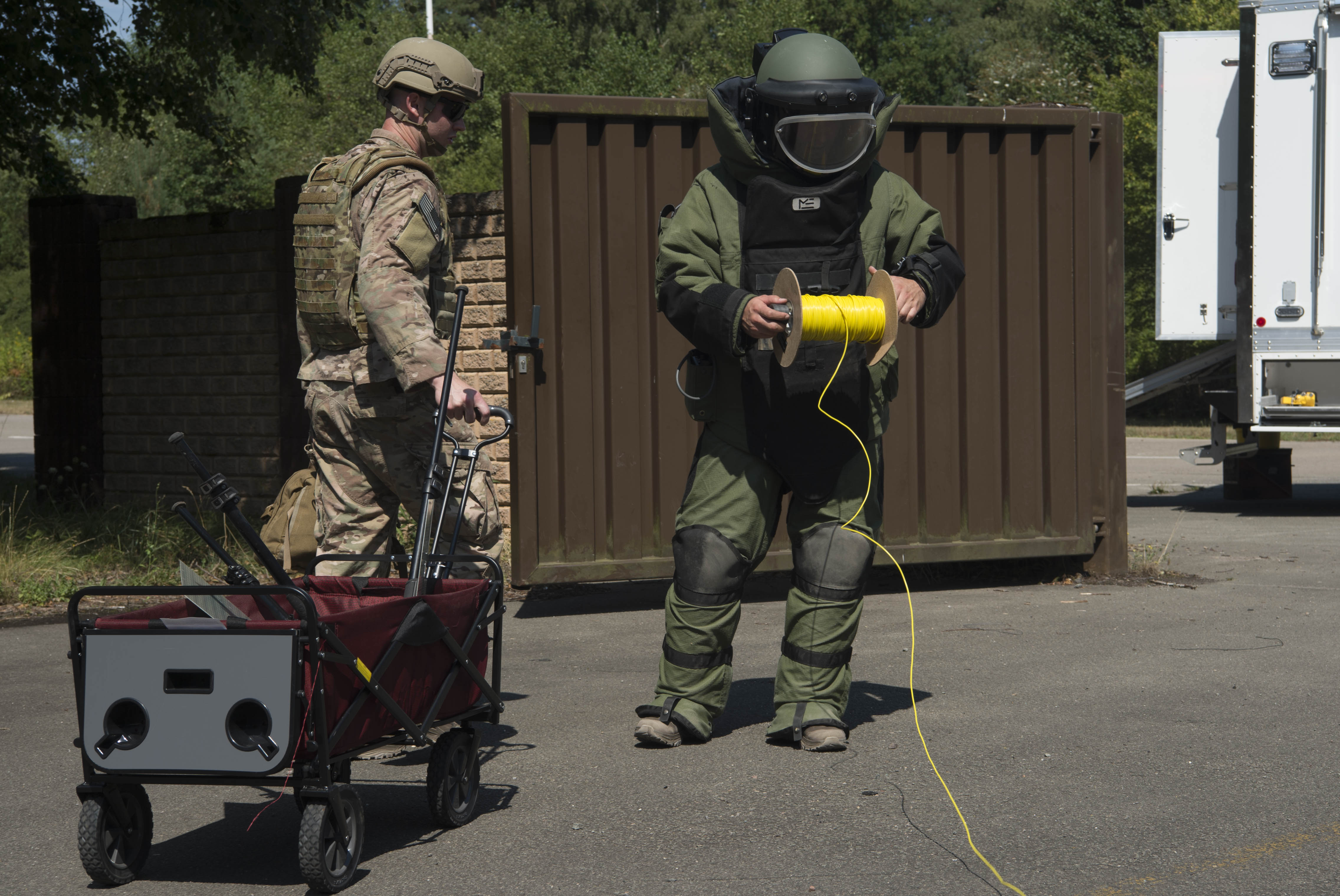 Detect, discern, diffuse: EOD does what they do best > Ramstein Air ...