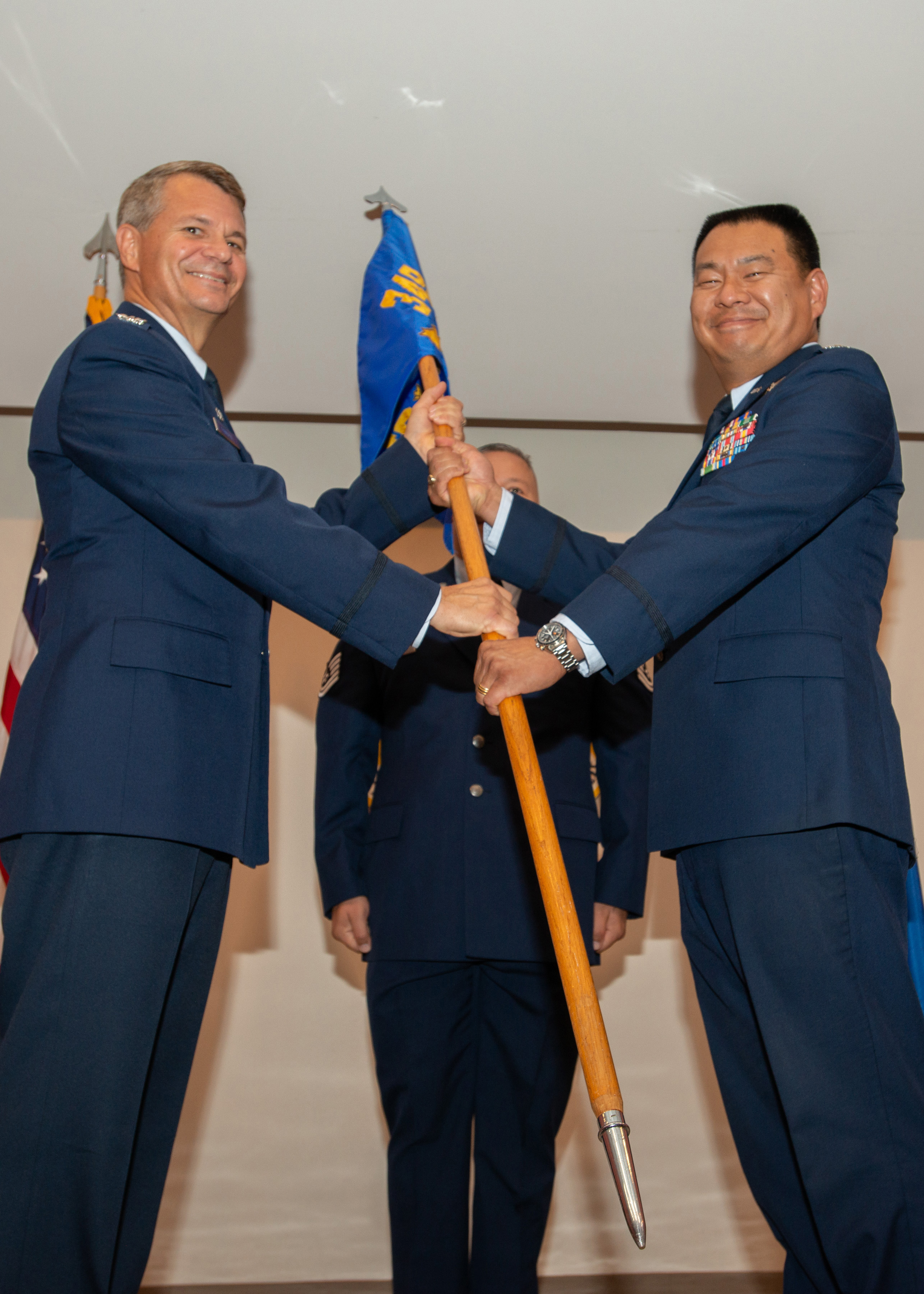 New commander takes the helm at the 349th Aeromedical Staging Squadron ...