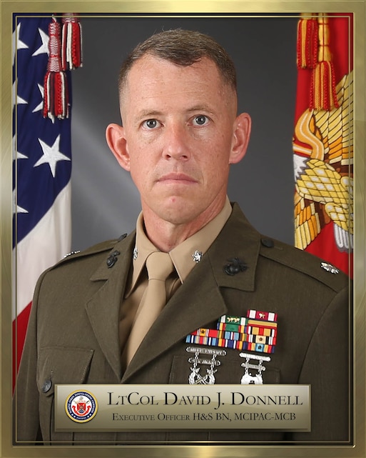 Lieutenant Colonel David J. Donnell > Marine Corps Base Camp Butler > Biography