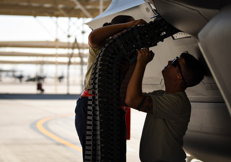 422 TES, 57 AMXS test F-35 ammunition bulk loader > Nellis Air Force ...