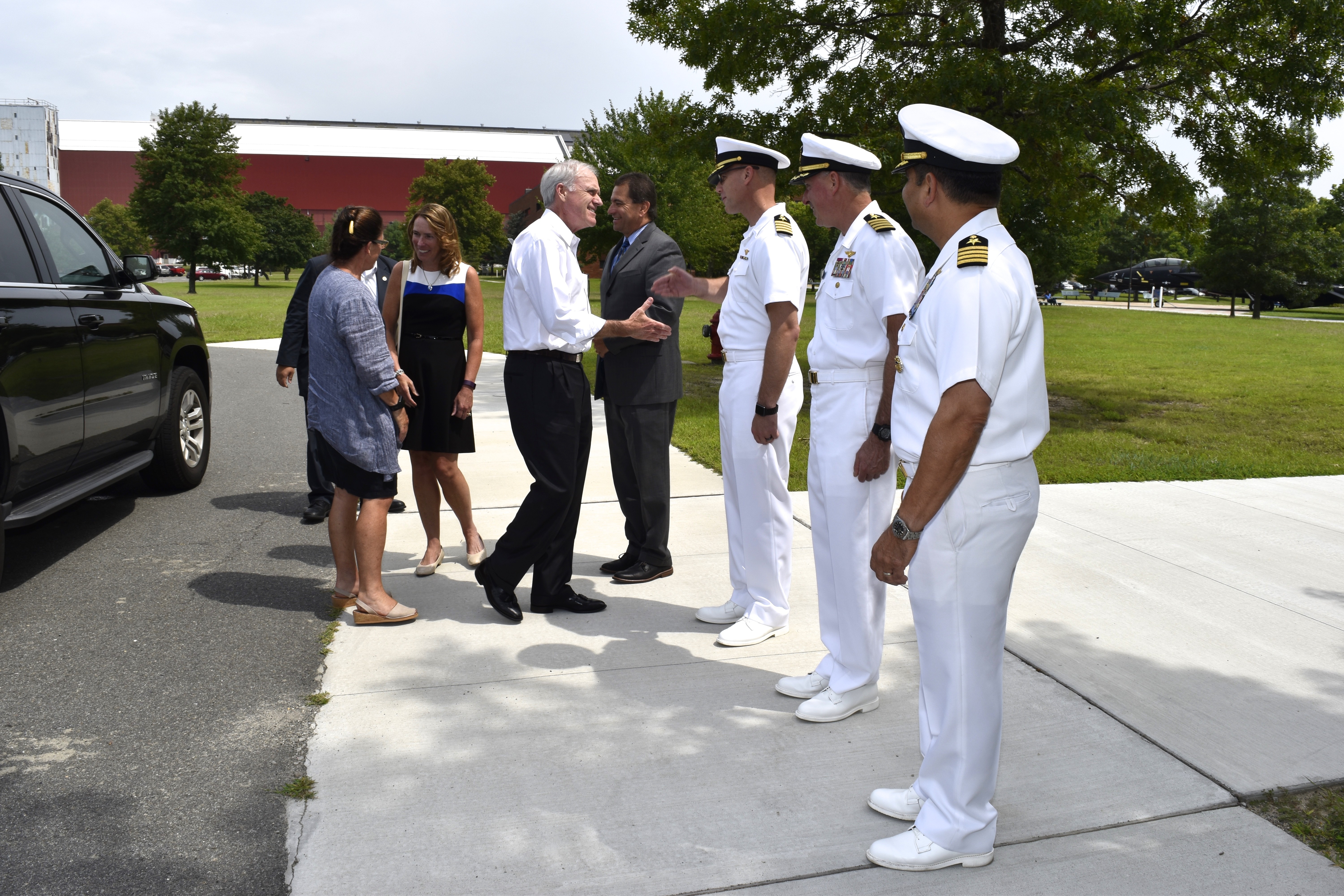 Secretary of the Navy sees latest in aircraft launch and recovery at ...