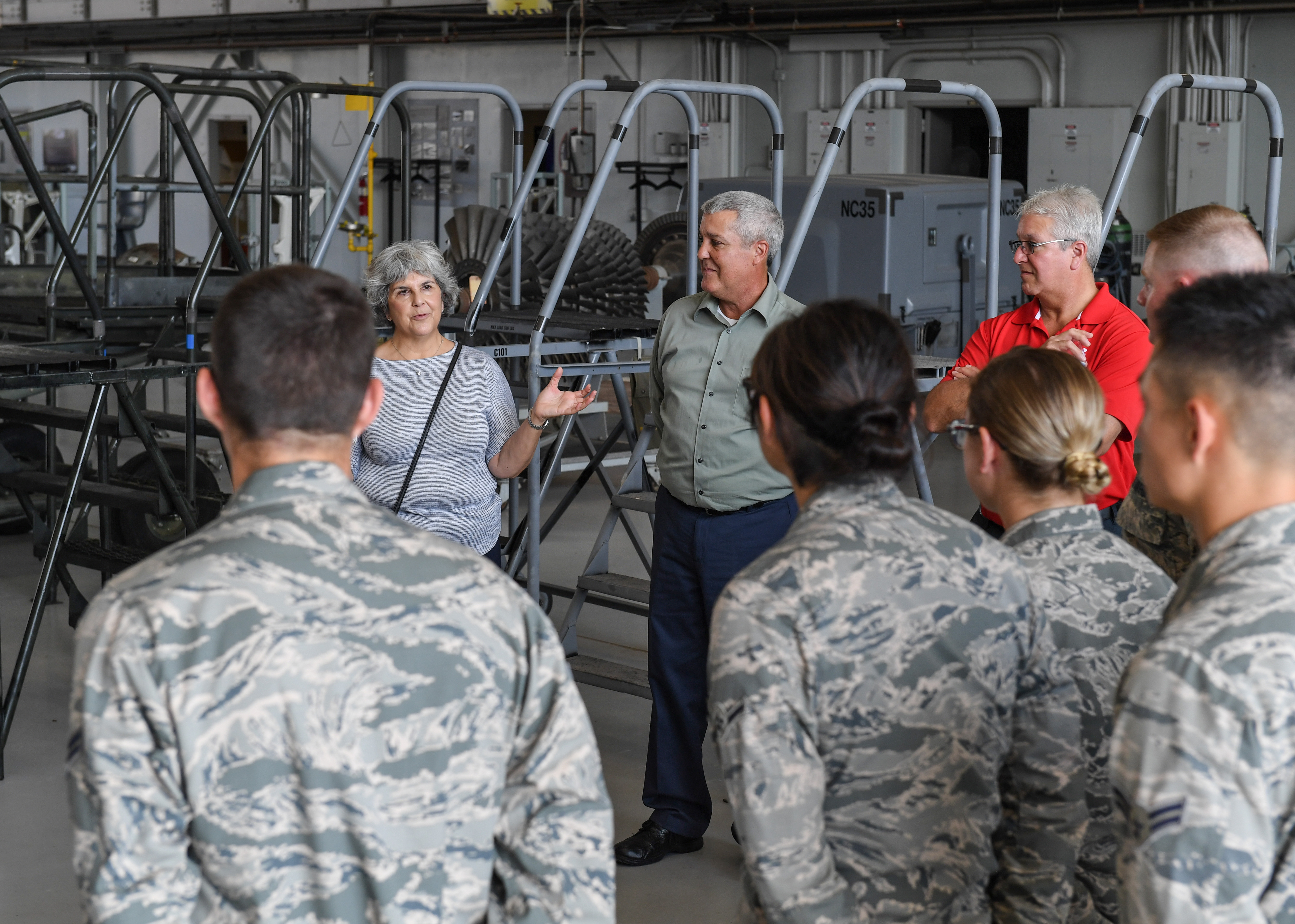 Visionary's family visits Sheppard, tours training operations ...