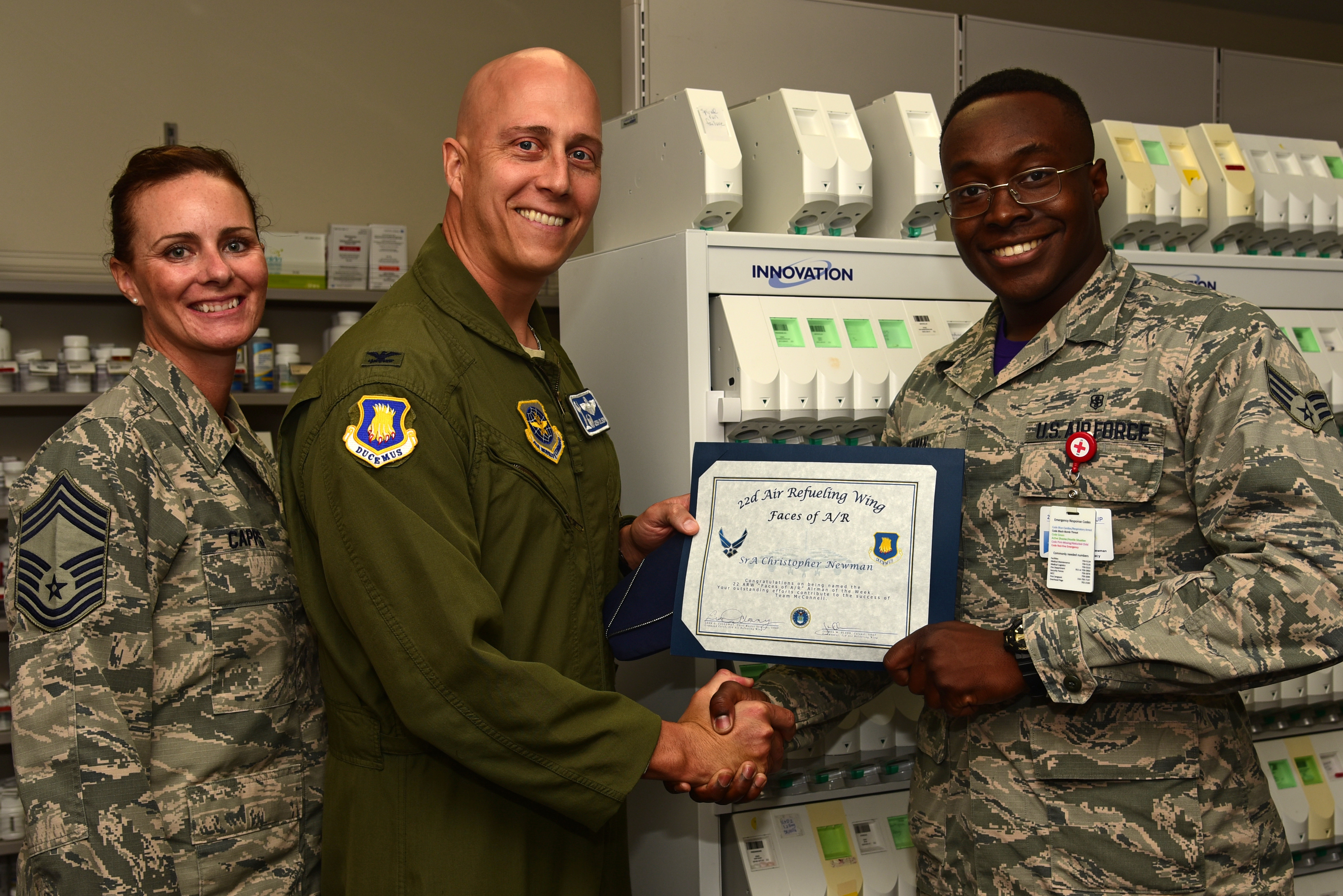 22 MDG Airman earns Faces of A/R recognition > McConnell Air Force Base ...