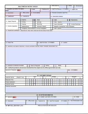 How to submit Form 833