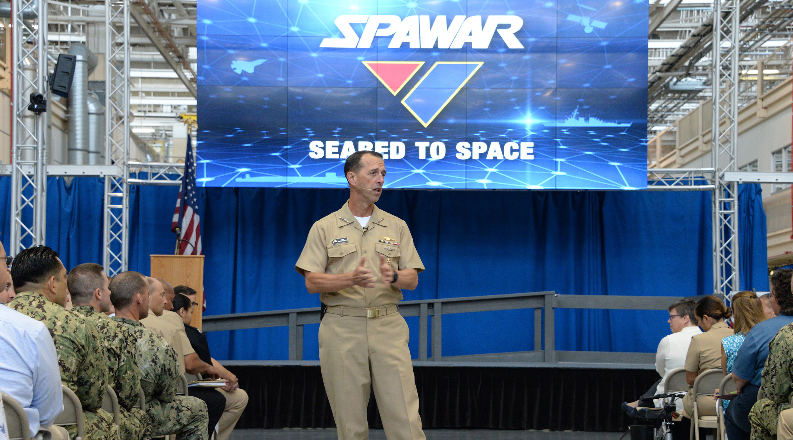 CNO Motivates SPAWAR Workforce, Discusses Today's Increasingly ...