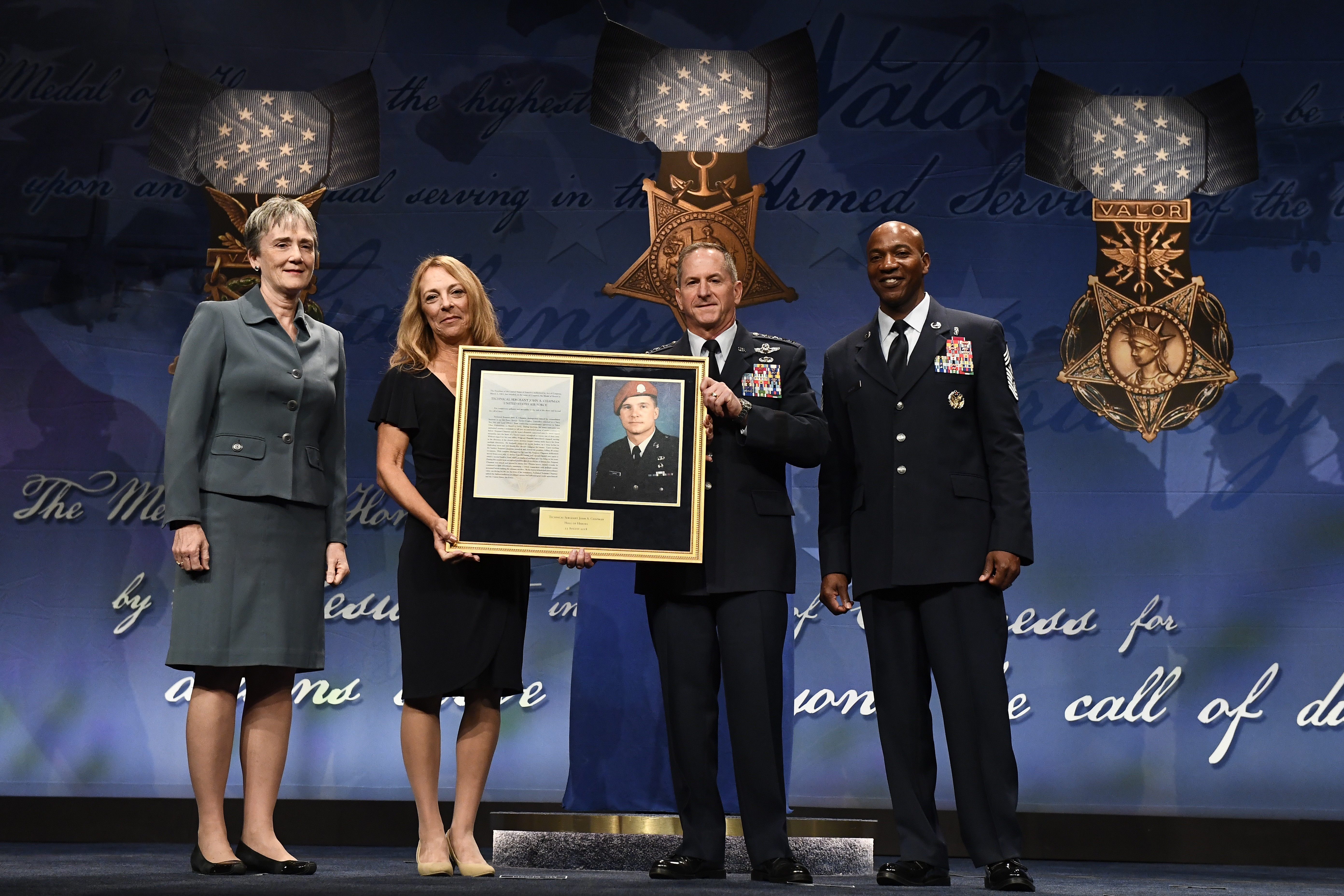 Tech. Sgt. John Chapman inducted into Hall of Heroes at Pentagon > Air ...