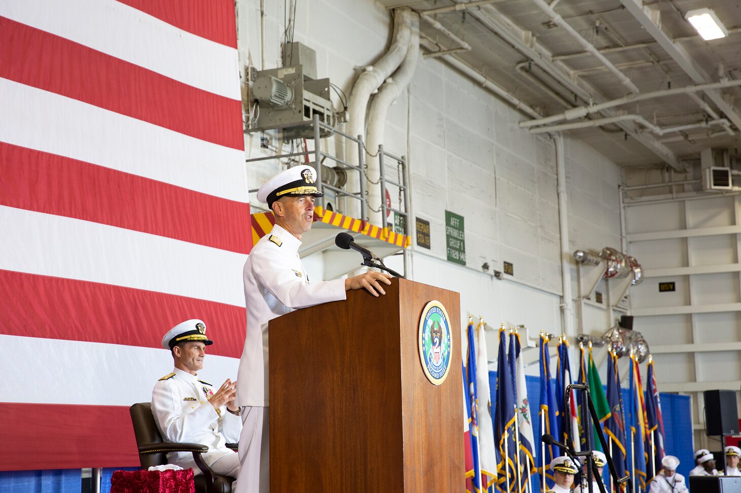 Navy Establishes U.S. 2nd Fleet, Vice Adm. Lewis Assumes Command ...