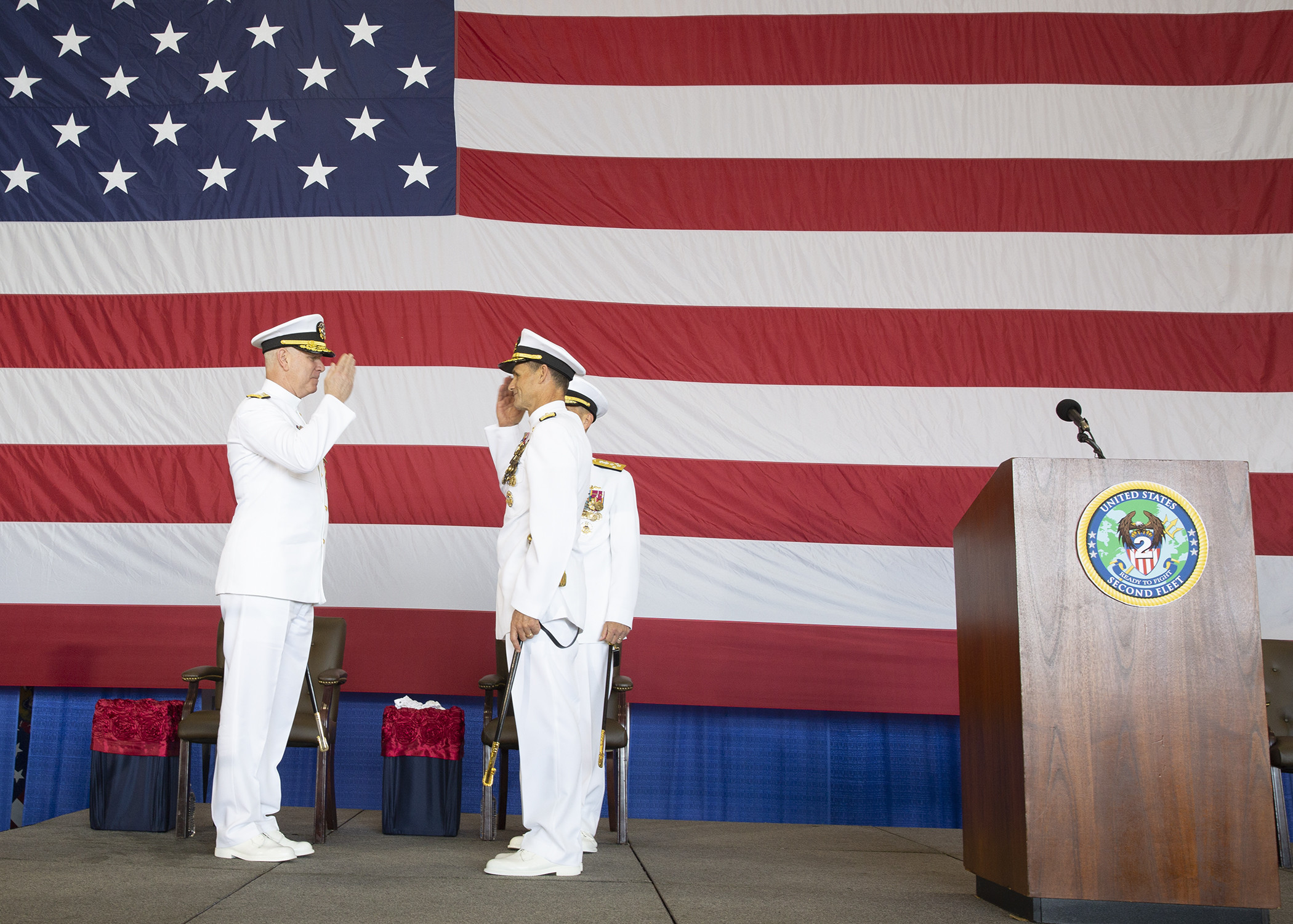 Navy Establishes U.S. 2nd Fleet, Vice Adm. Lewis Assumes Command ...