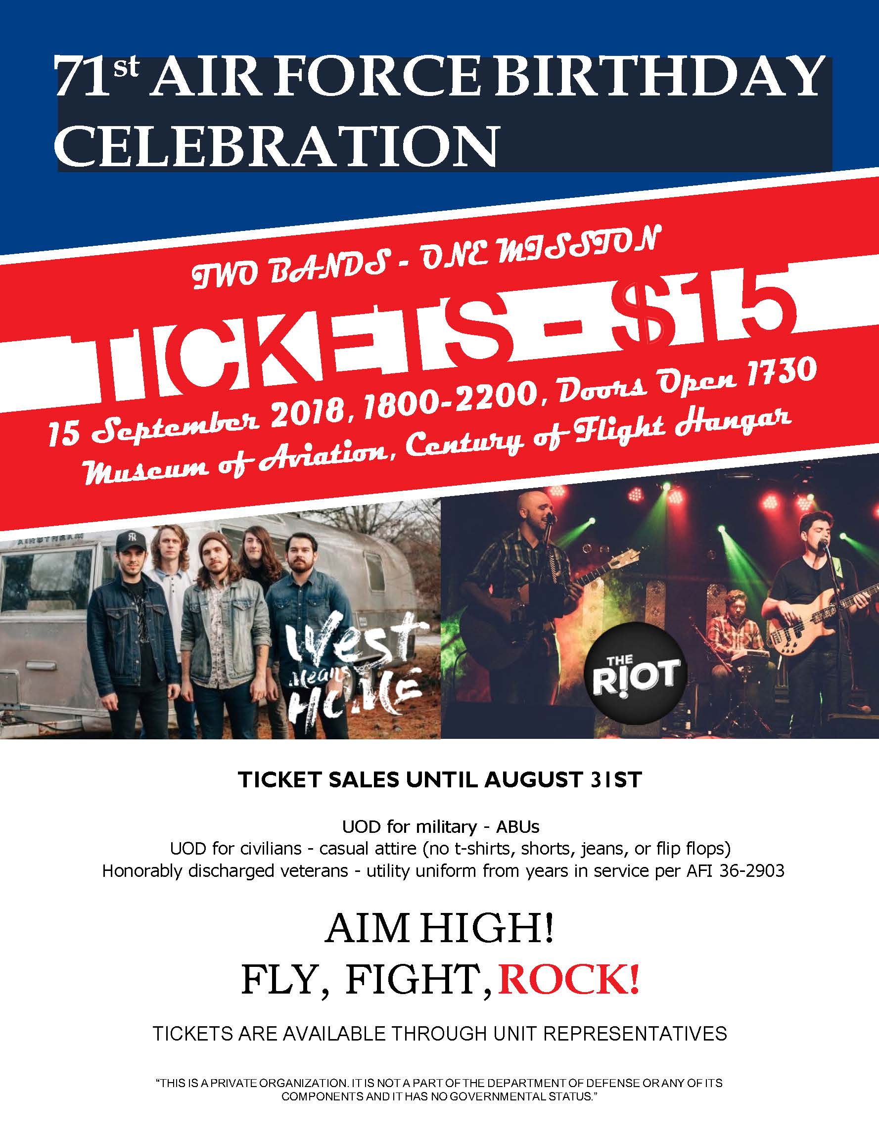 Air Force Birthday Celebration