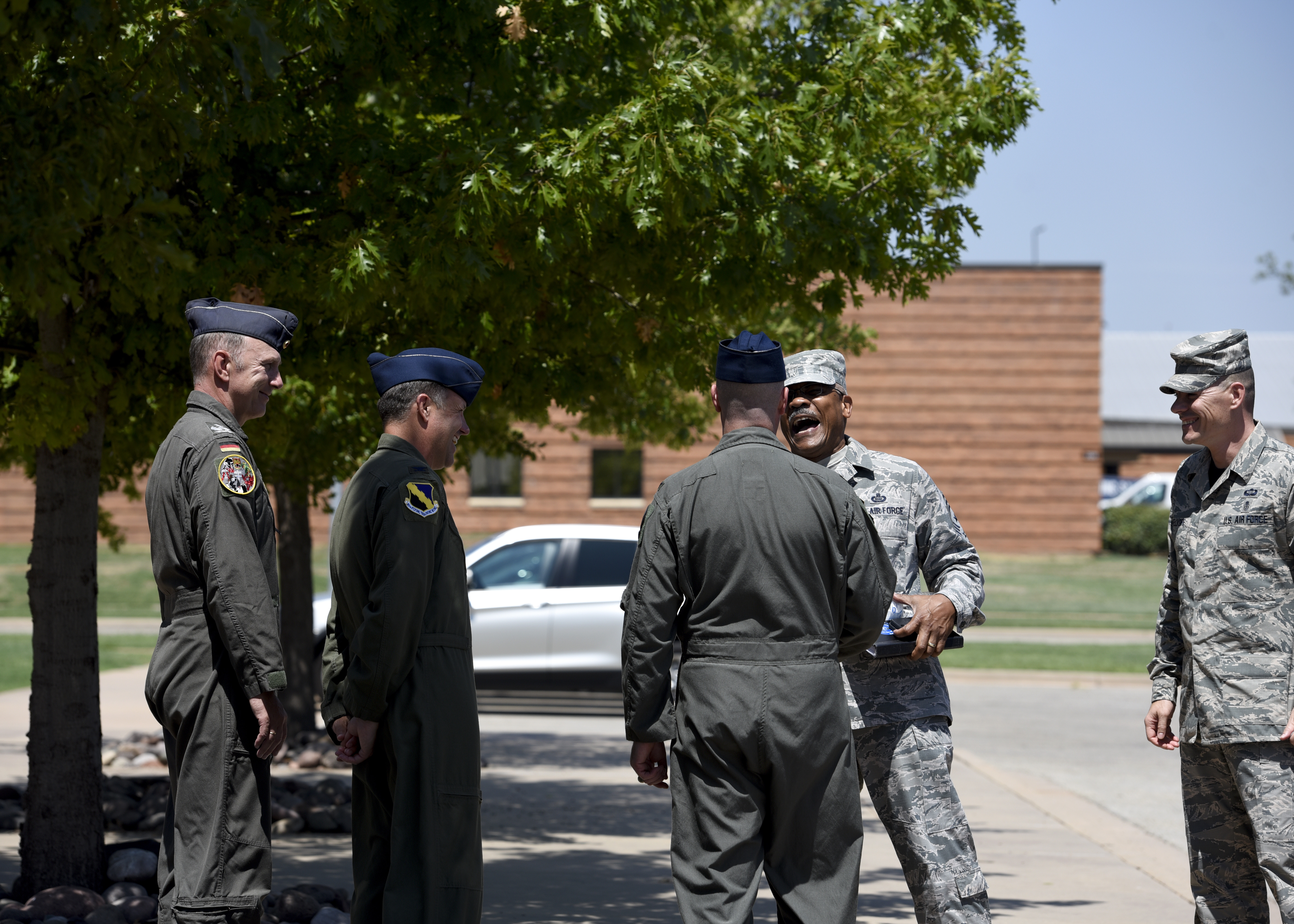 Most senior command chief, Johnson, speaks at SNCO induction > Sheppard ...