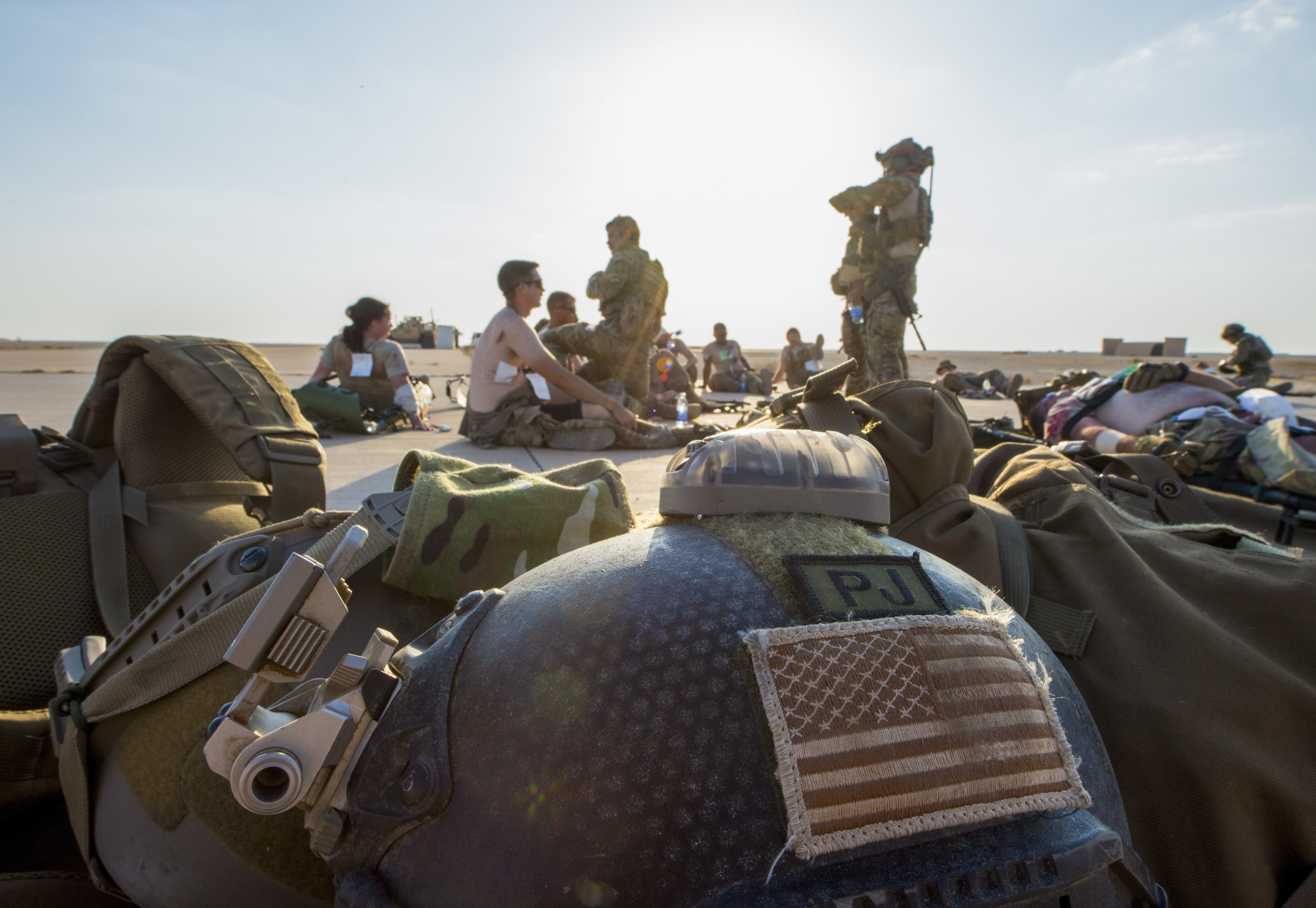 1st Expeditionary Rescue Group conducts combat search and rescue ...