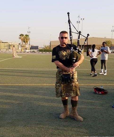 Playing bagpipes helps Reserve Soldier stay resilient during Middle ...