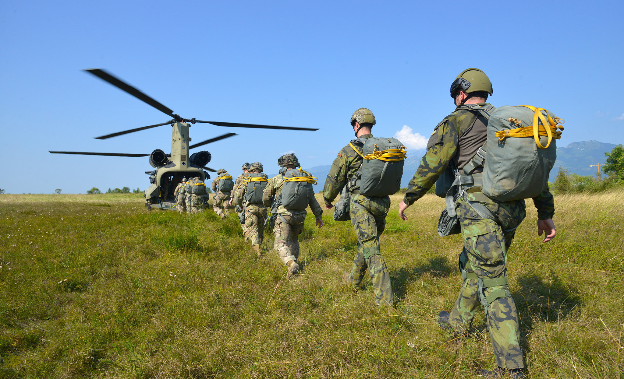 Airborne Operation,22 August, 2018, Pordenone, Italy